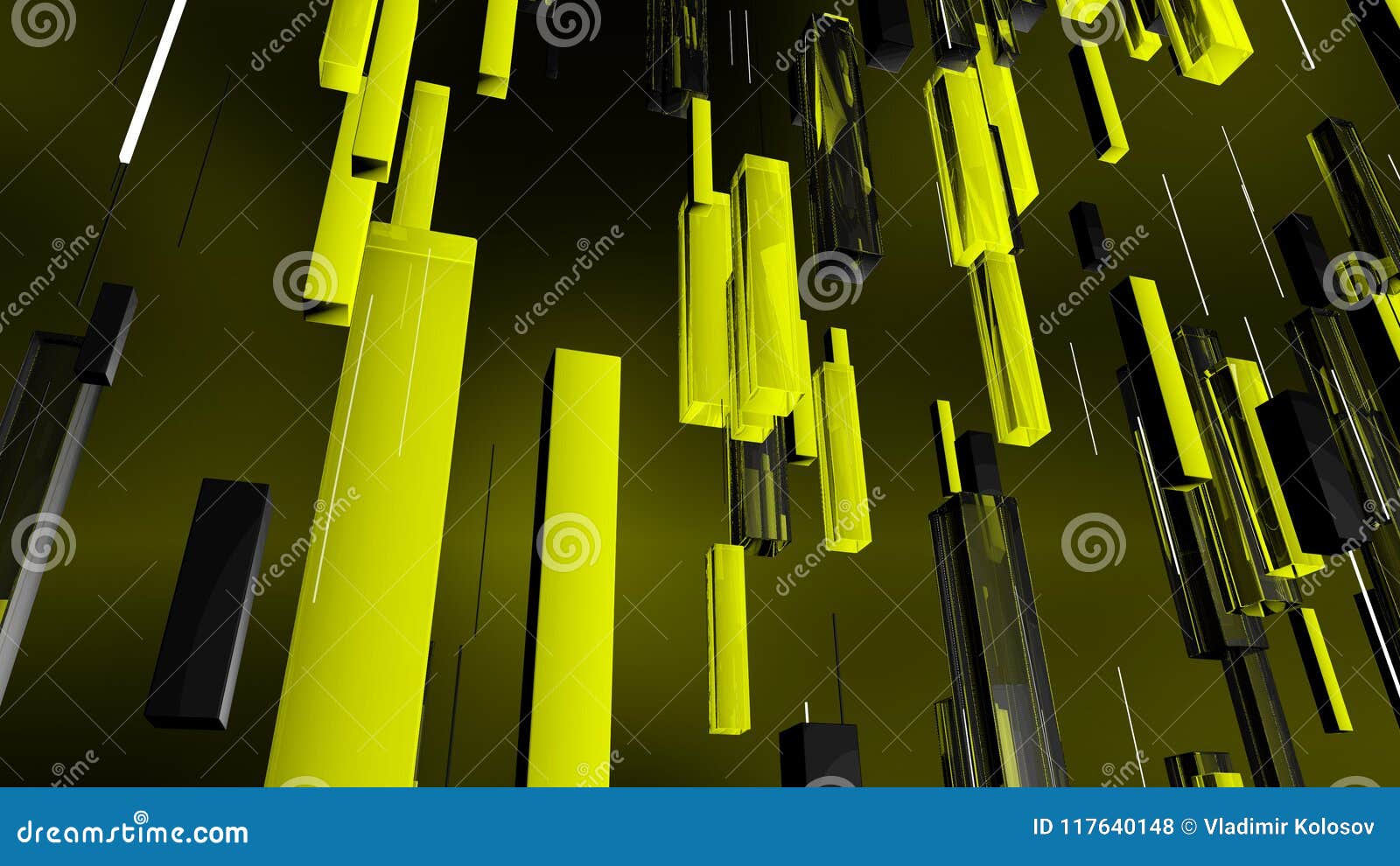 Golden and Black Background with Falling Pipes Stock Illustration ...