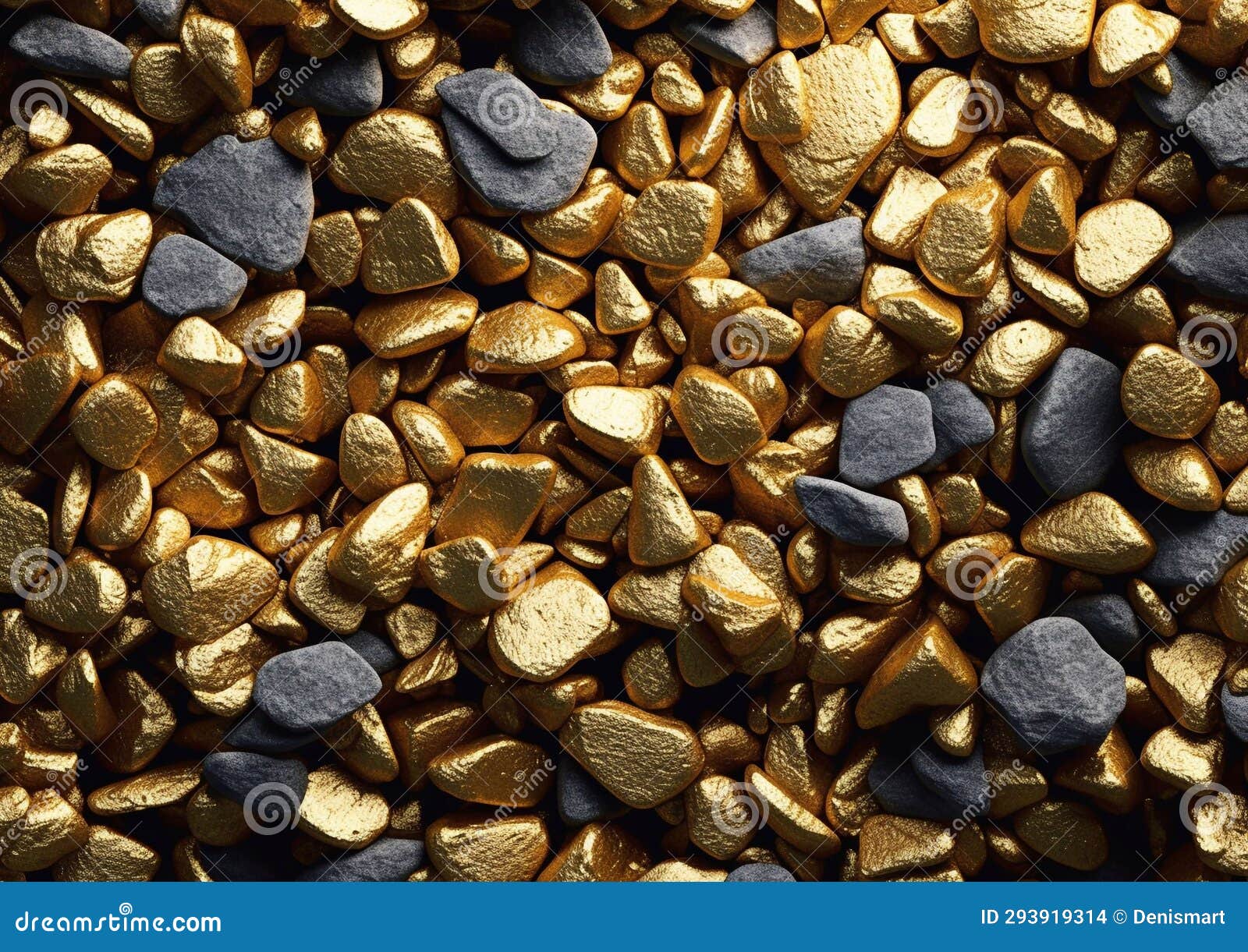 Golden and Black Stones with Various Shape.Gold Stones Texture.Macro.AI ...