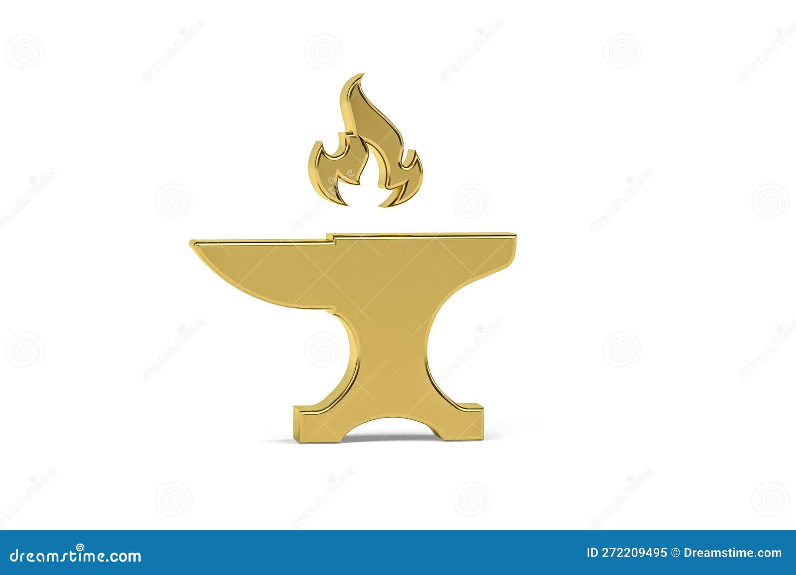 Blacksmithing Emblem. Logo For Smithy. Wrought Iron. Hammer And Cartoon ...