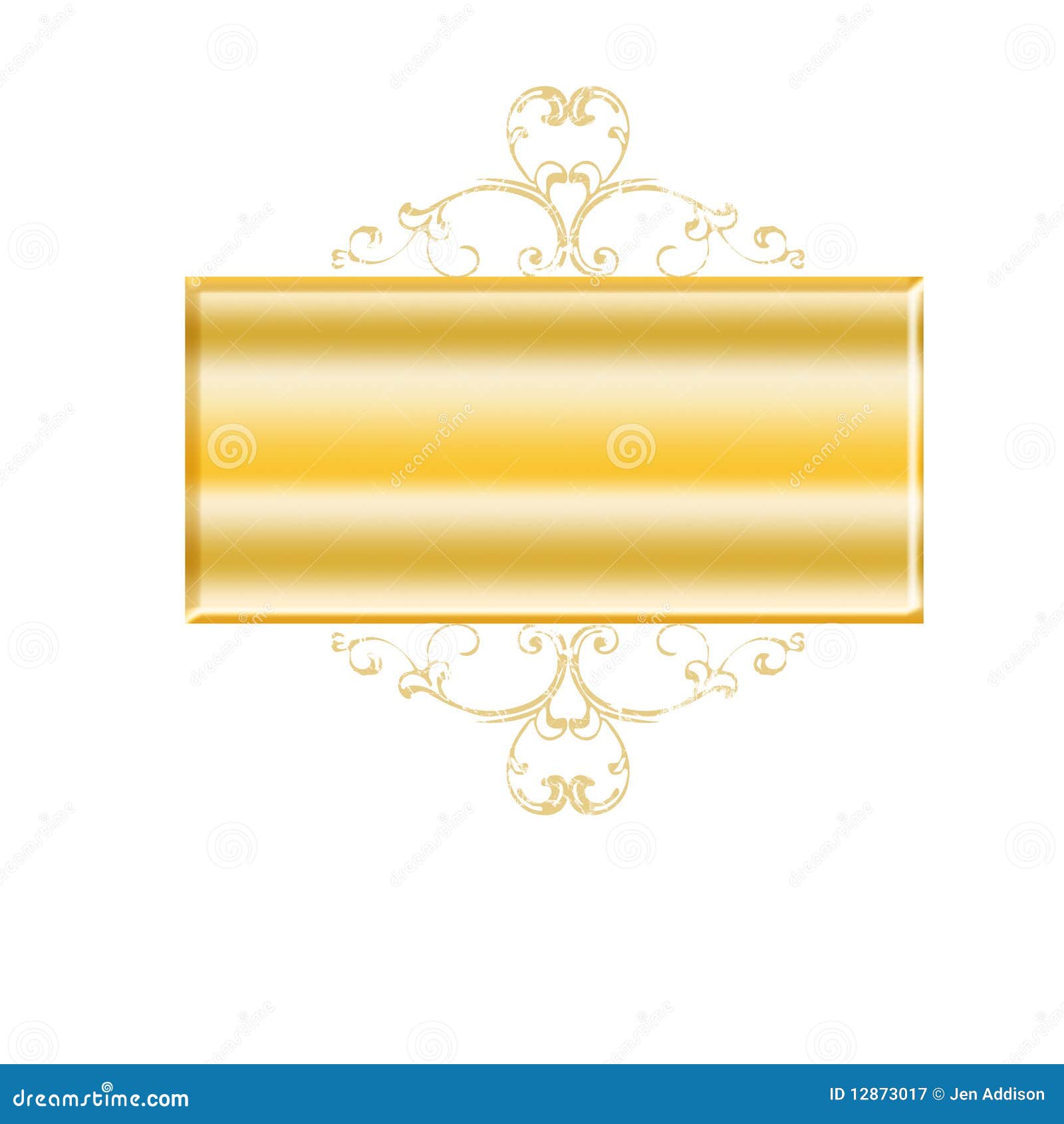 Golden blank stock illustration. Illustration of background - 12873017