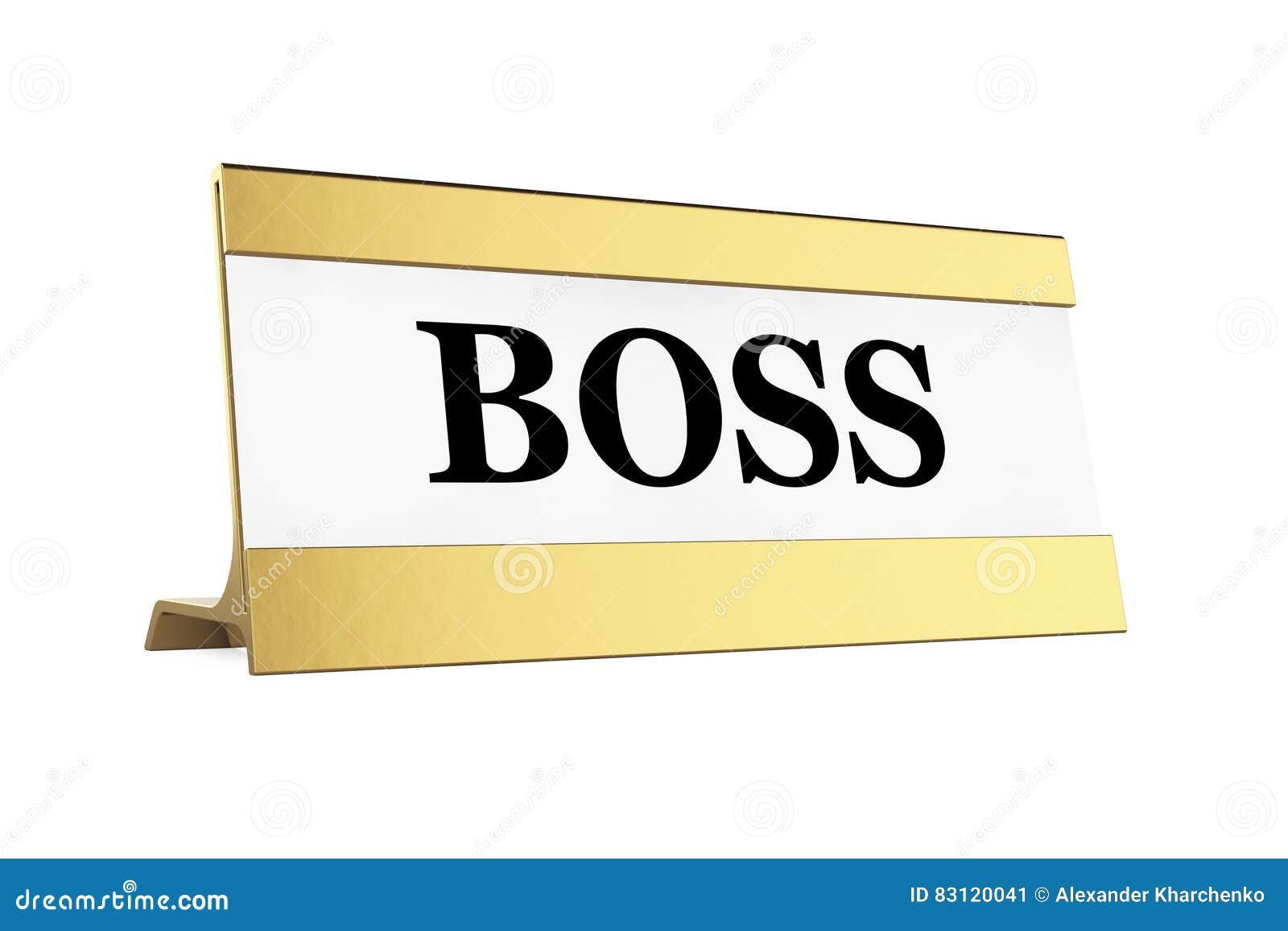 Boss Identification Plate Stock Photography | CartoonDealer.com #23931302