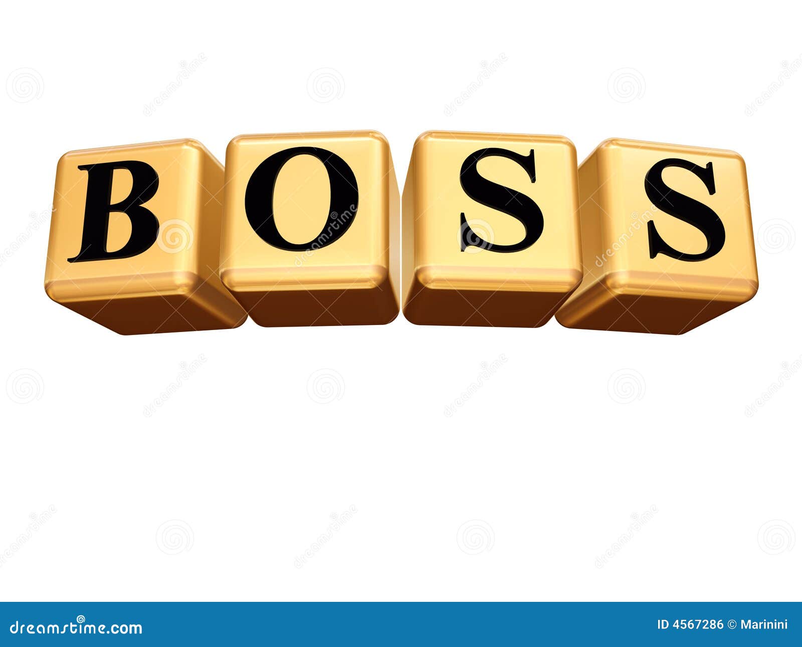Golden boss isolated stock illustration. Illustration of golden - 4567286