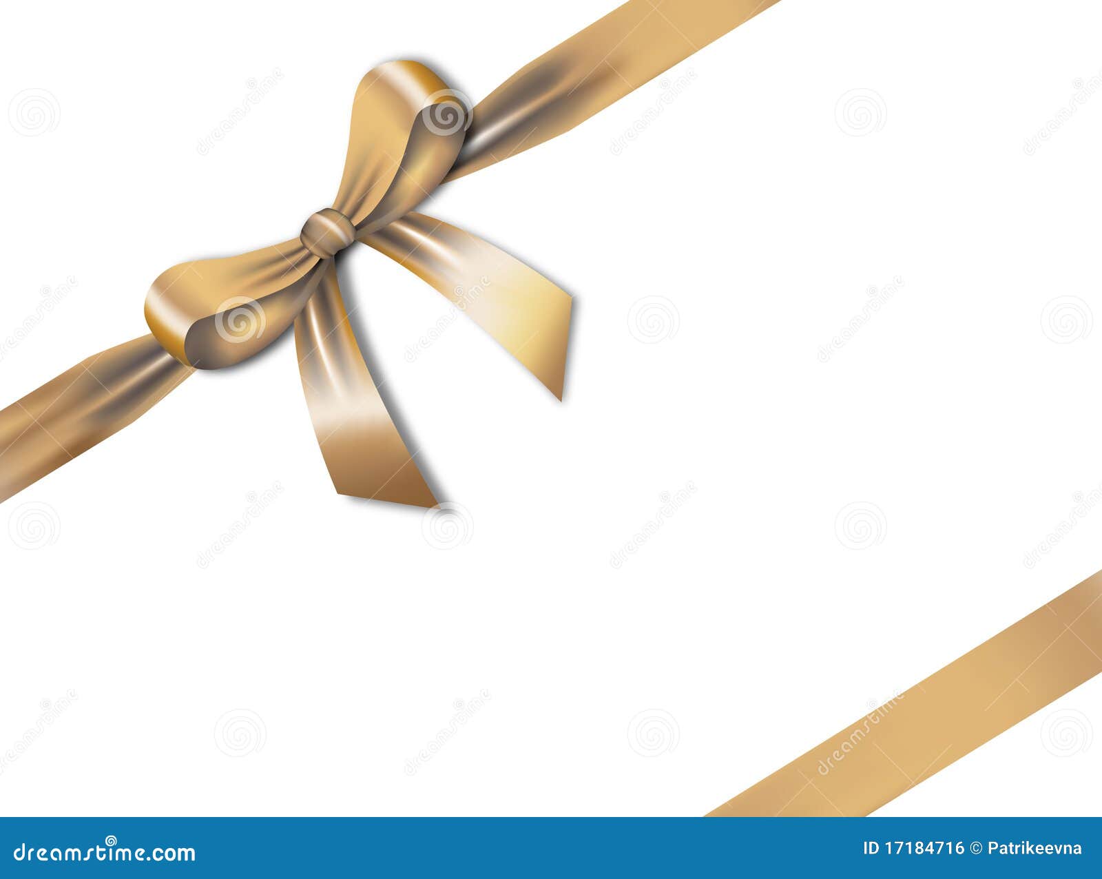Golden bow stock vector. Illustration of celebration - 17184716