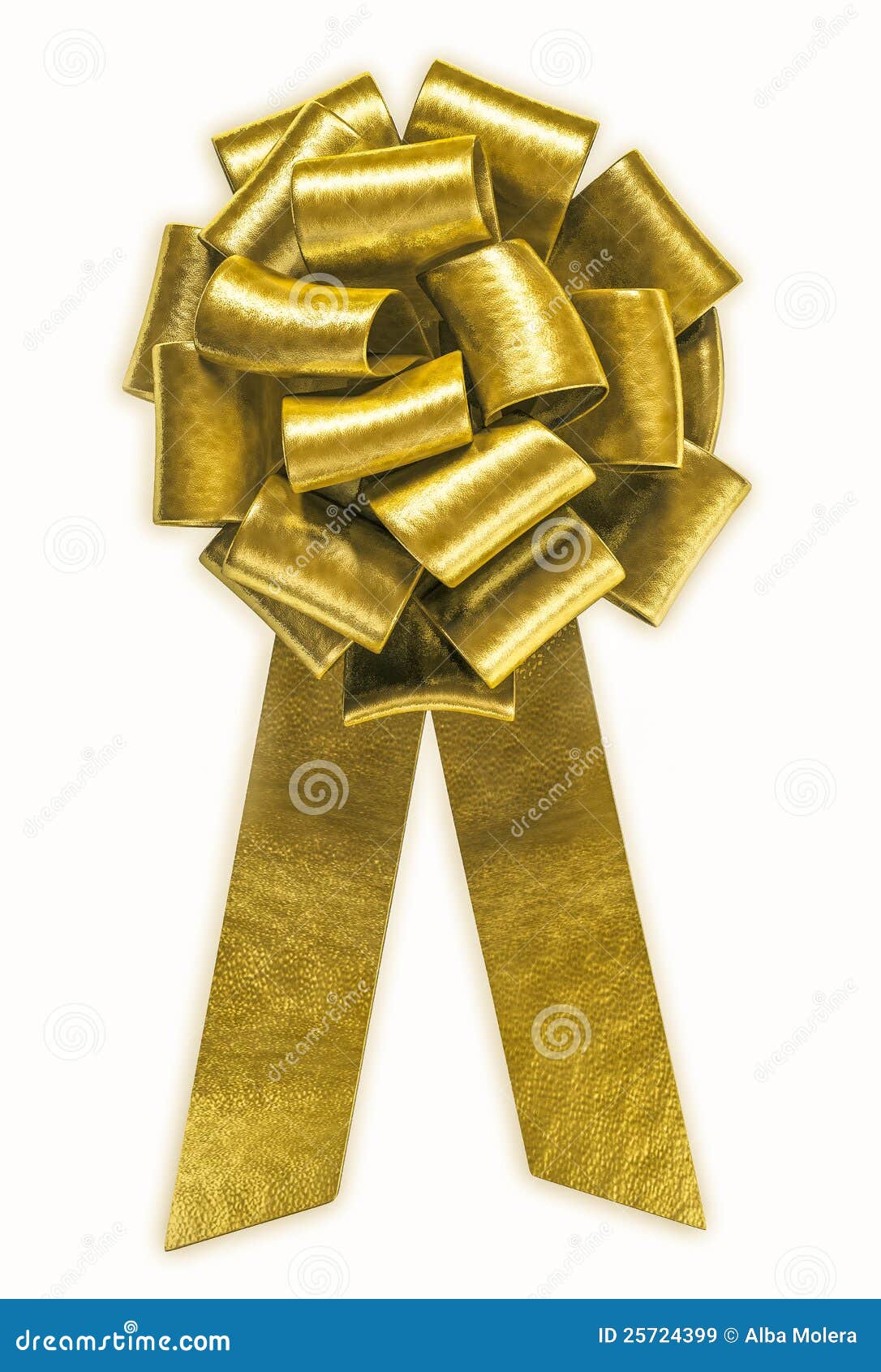 Golden bow. stock image. Image of happy, surprise, golden - 25724399