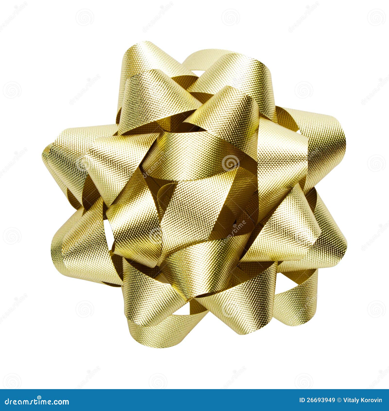 Golden bow stock image. Image of ribbons, background - 26693949