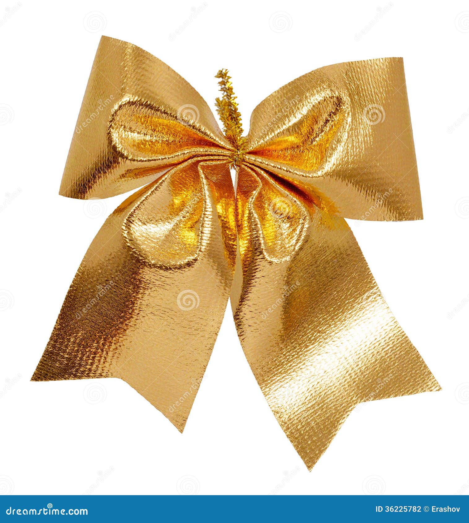 Golden bow stock photo. Image of symbol, wedding, decor - 36225782