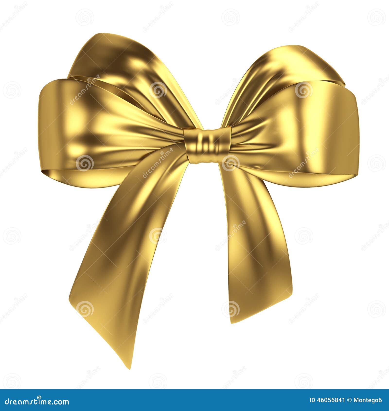 Golden bow stock illustration. Illustration of gift, present - 46056841