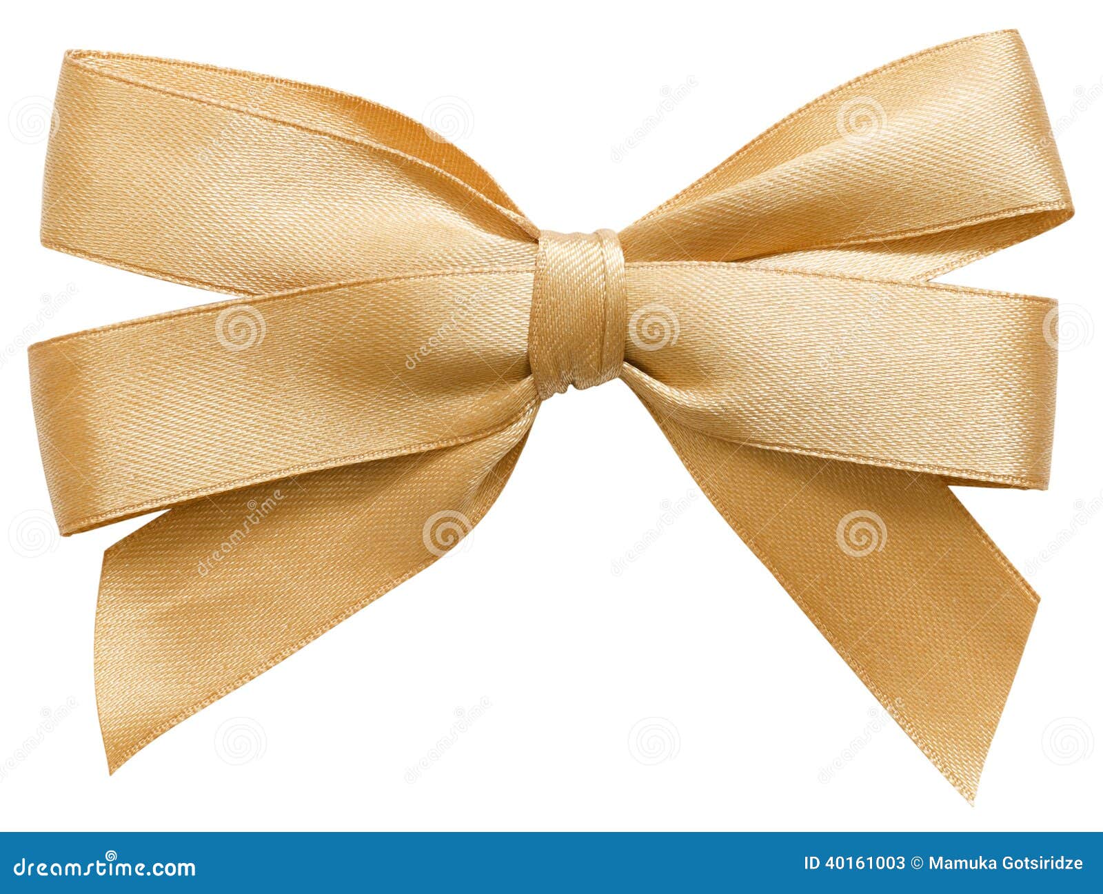 Golden bow stock image. Image of birthday, knot, ornate - 40161003