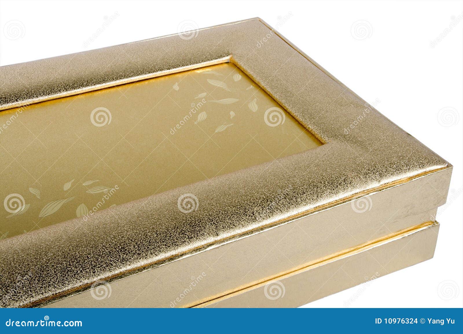 Golden box stock photo. Image of cover, xmas, isolated - 10976324