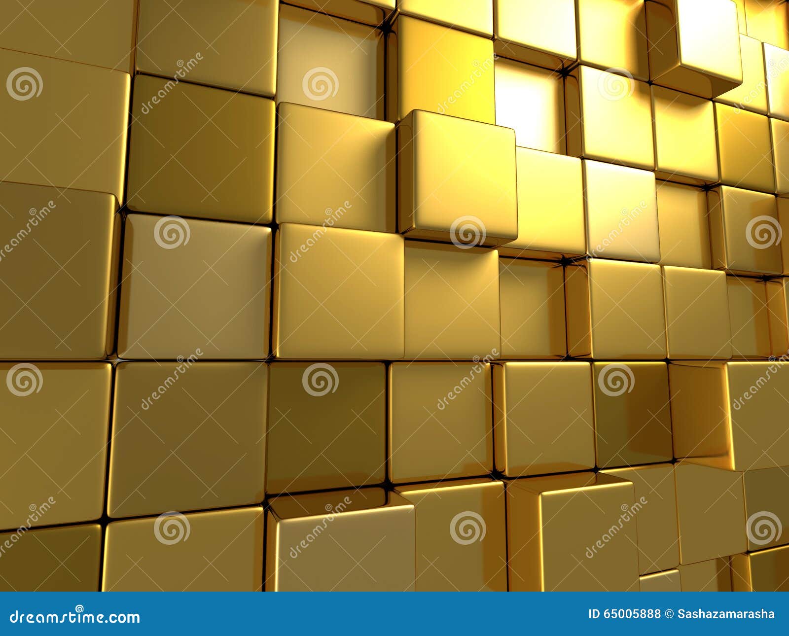 Golden Boxes Abstract Surface Background Stock Illustration ...