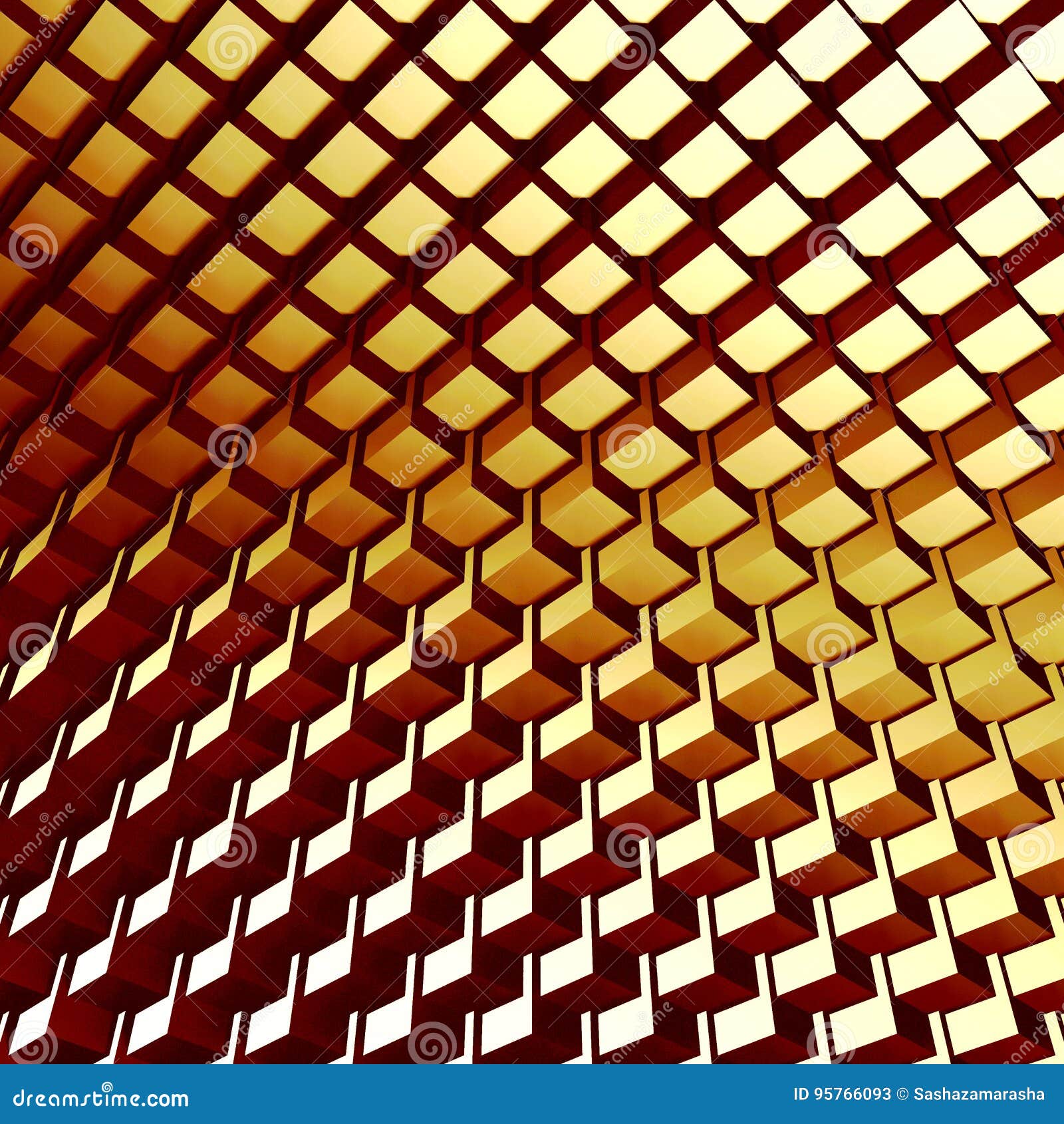 Golden Boxes Abstract Surface Background Stock Illustration ...