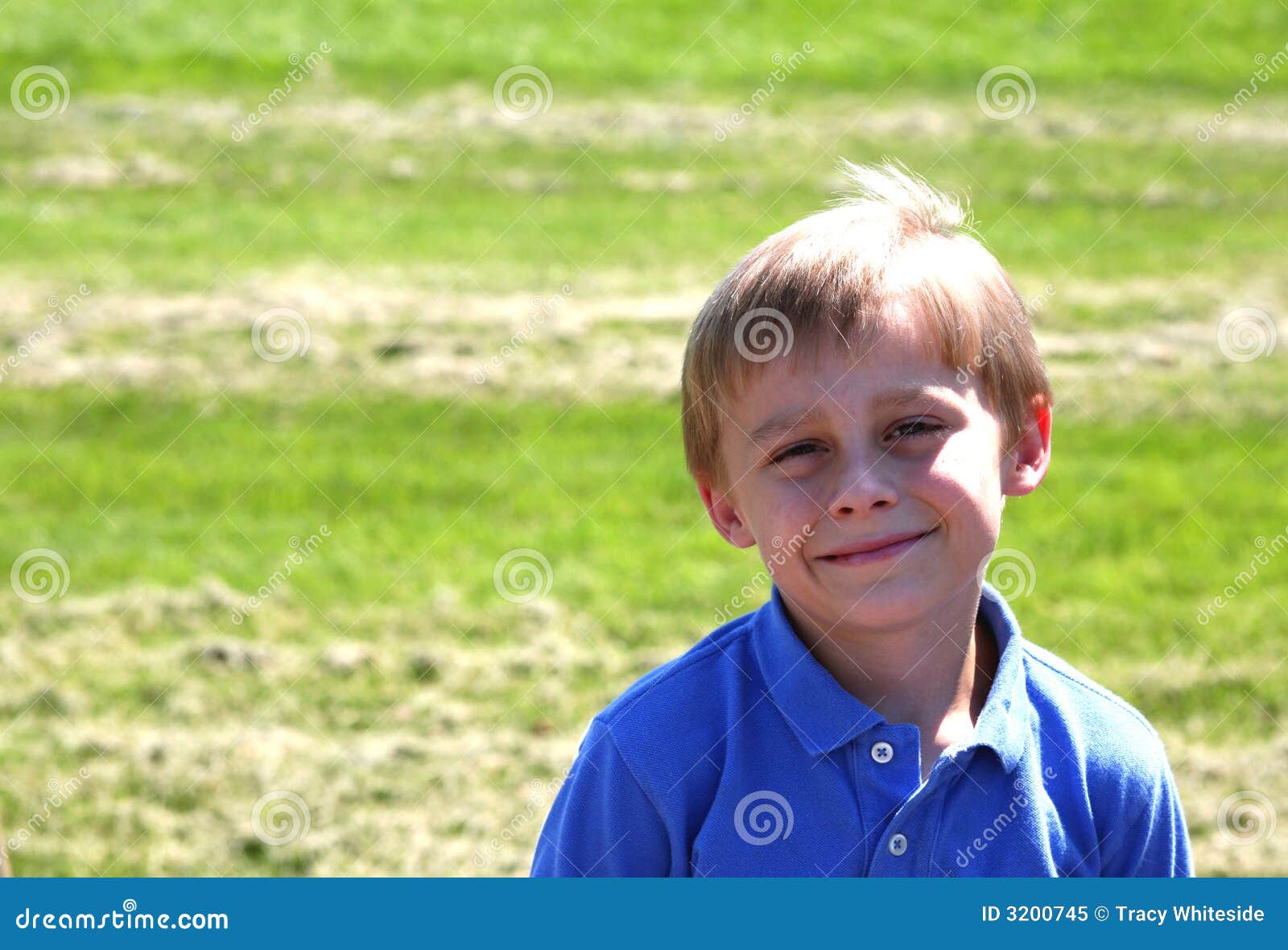 Golden Boy stock image. Image of real, portrait, outside - 3200745