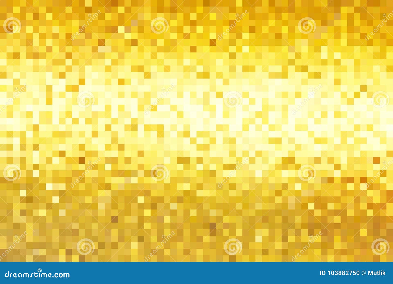 Golden, Bright Pixel Background Stock Vector - Illustration of golden ...