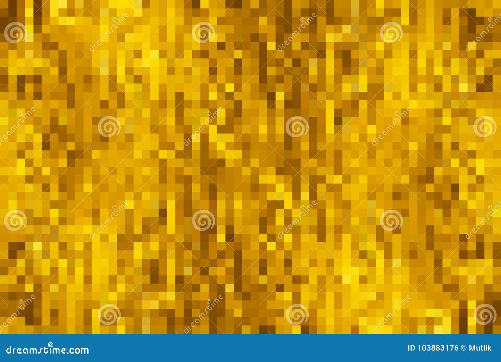 Golden, Bright Pixel Background Stock Vector - Illustration of ...