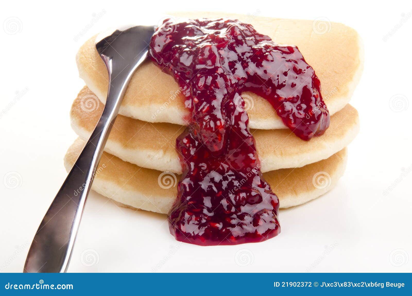 Golden brown pancakes stock photo. Image of gold, raspberry - 21902372