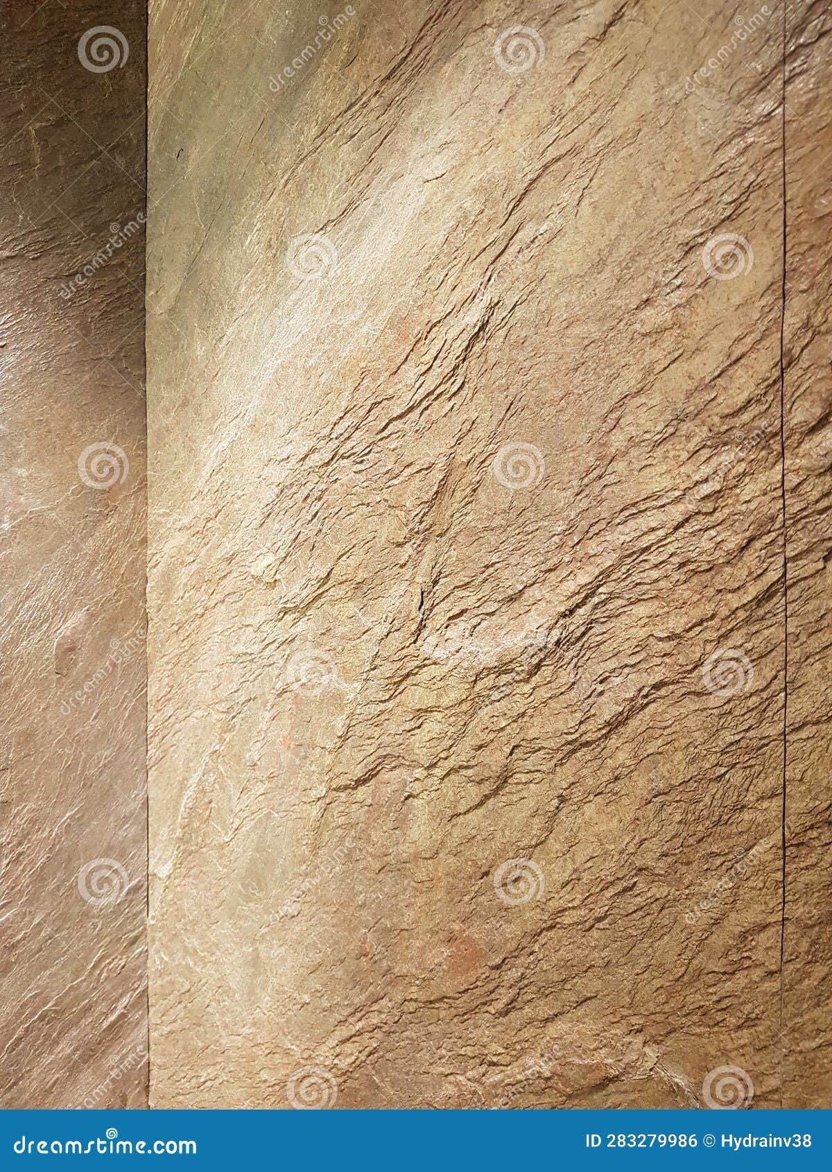 Golden Brown Stone Wall Plaster Wallpaper 01 Stock Photo - Image of ...