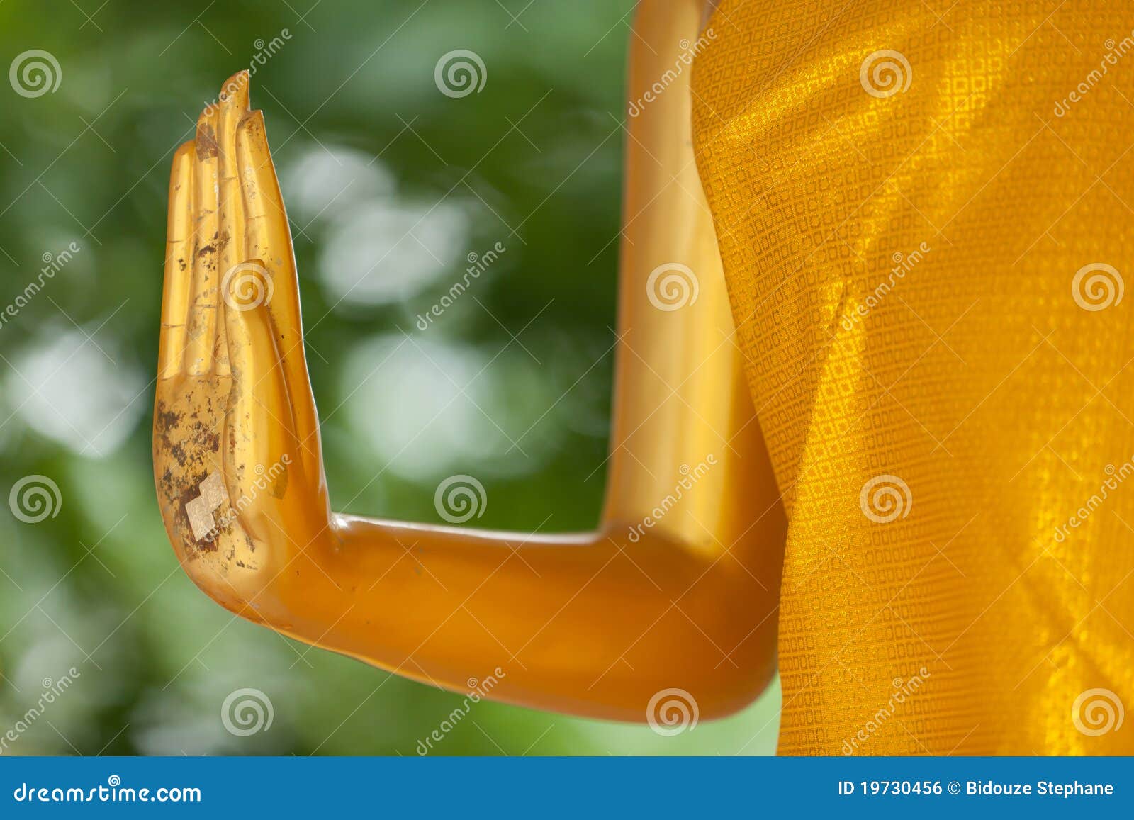 Golden buddha hand stock photo. Image of asia, ancient - 19730456