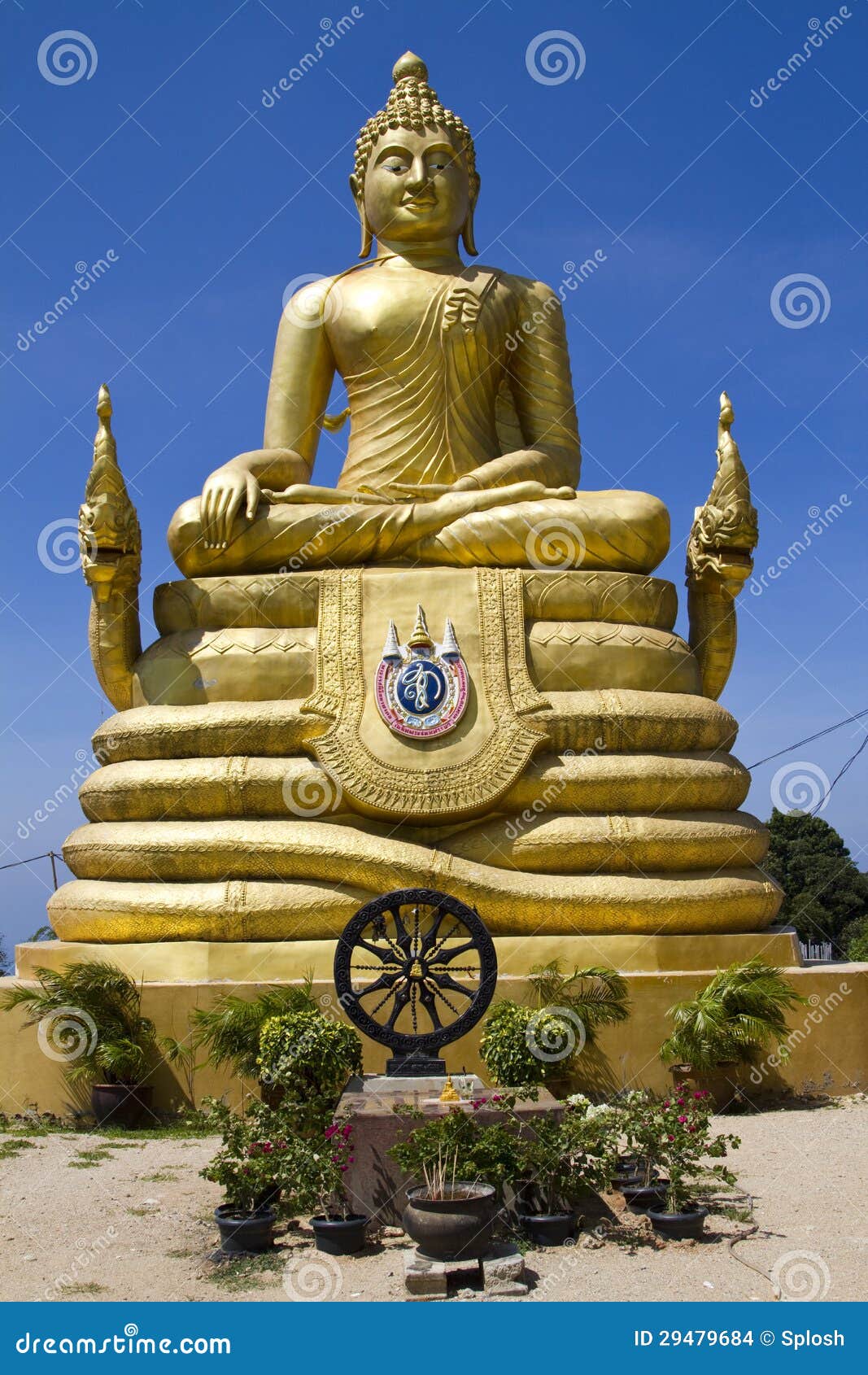 Golden Buddha In Burmese Temple Royalty-Free Stock Photography ...