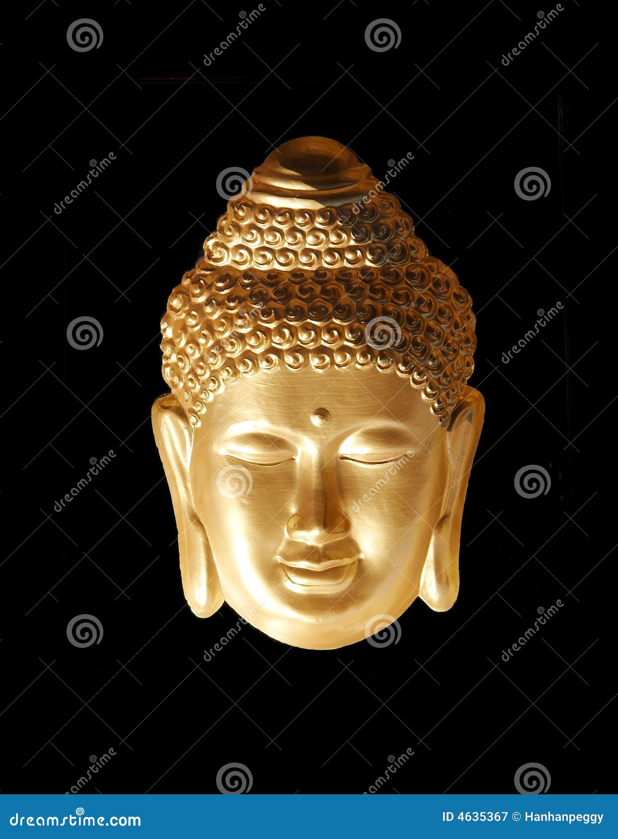 Golden Buddha In Burmese Temple Royalty-Free Stock Photography ...