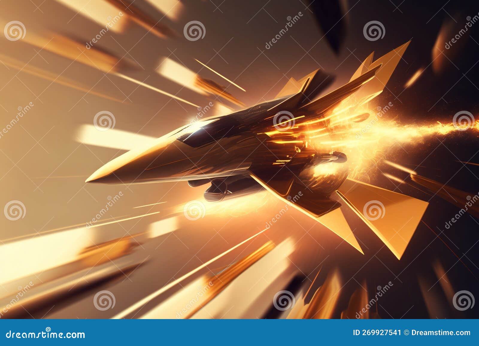 Golden Bullet In Flight Stock Photography | CartoonDealer.com #61217360