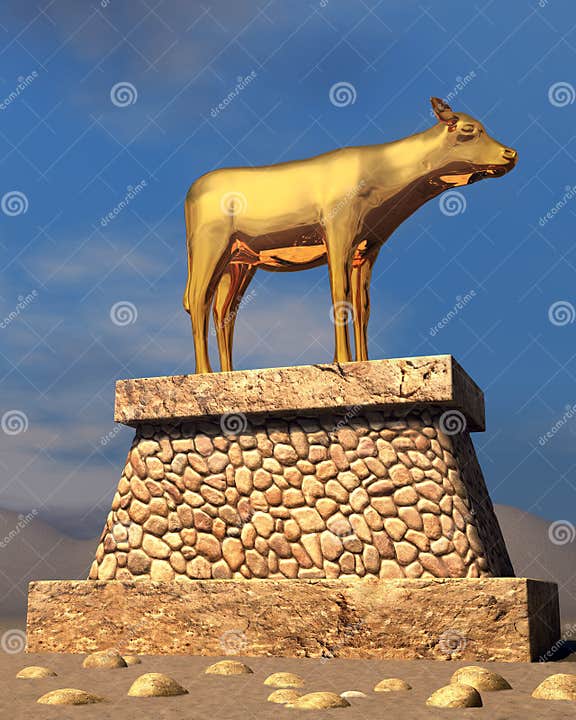 Golden Calf stock photo. Image of idolatry, biblical - 15246966