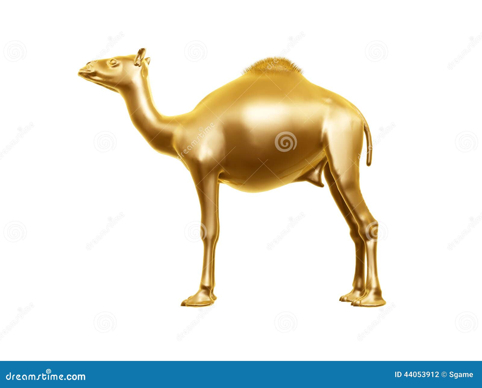 Golden camel stock illustration. Illustration of route - 44053912