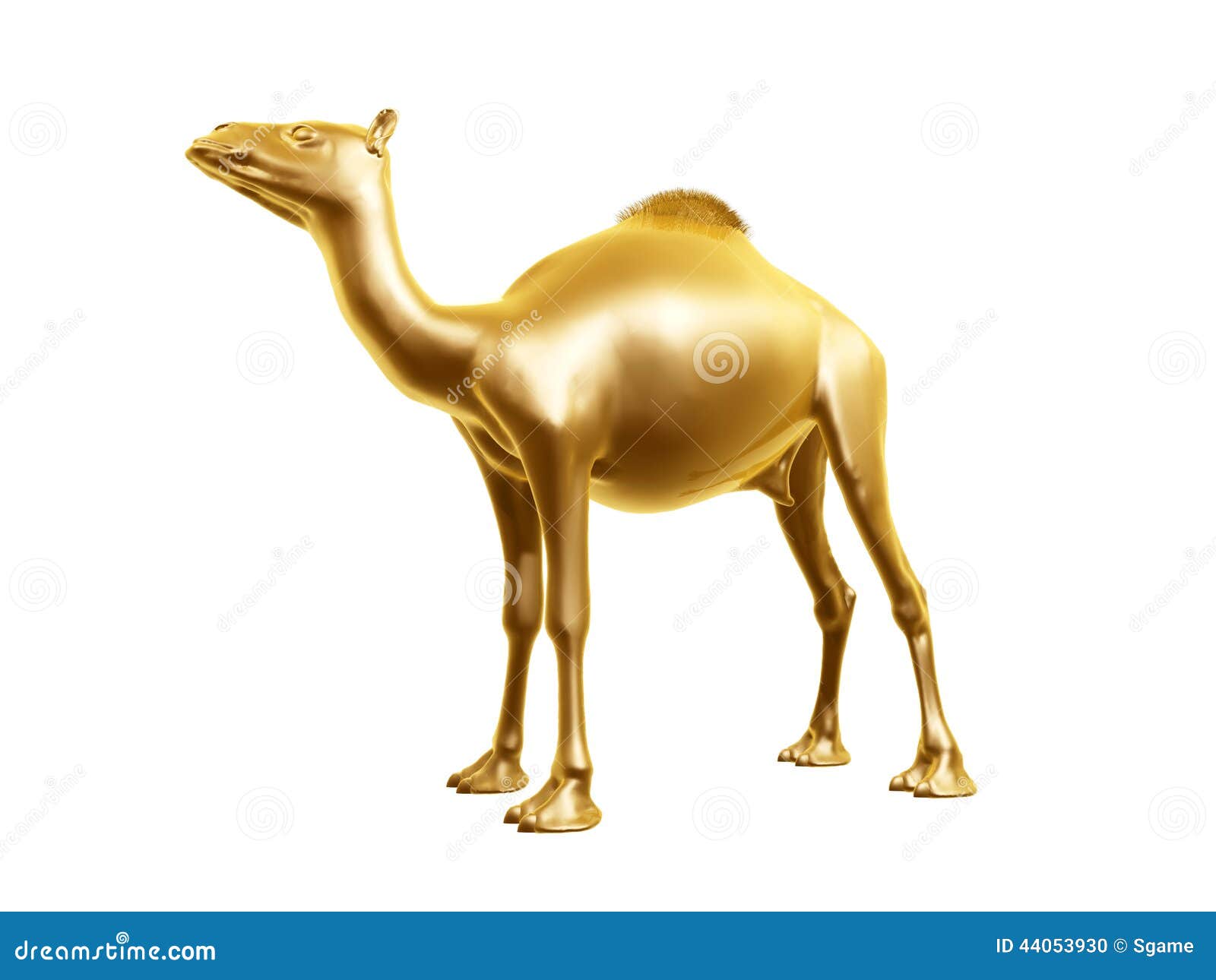 Golden camel stock illustration. Illustration of nomad - 44053930