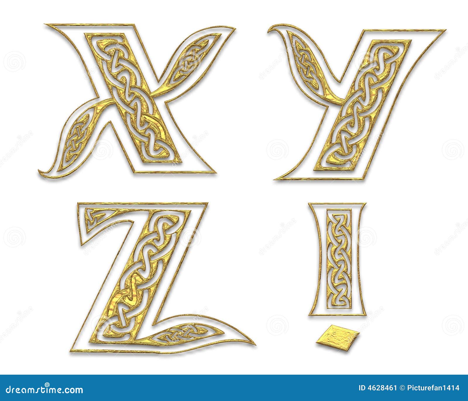 Capital Letters Alphabet Cartoon Illustration | CartoonDealer.com #32964287
