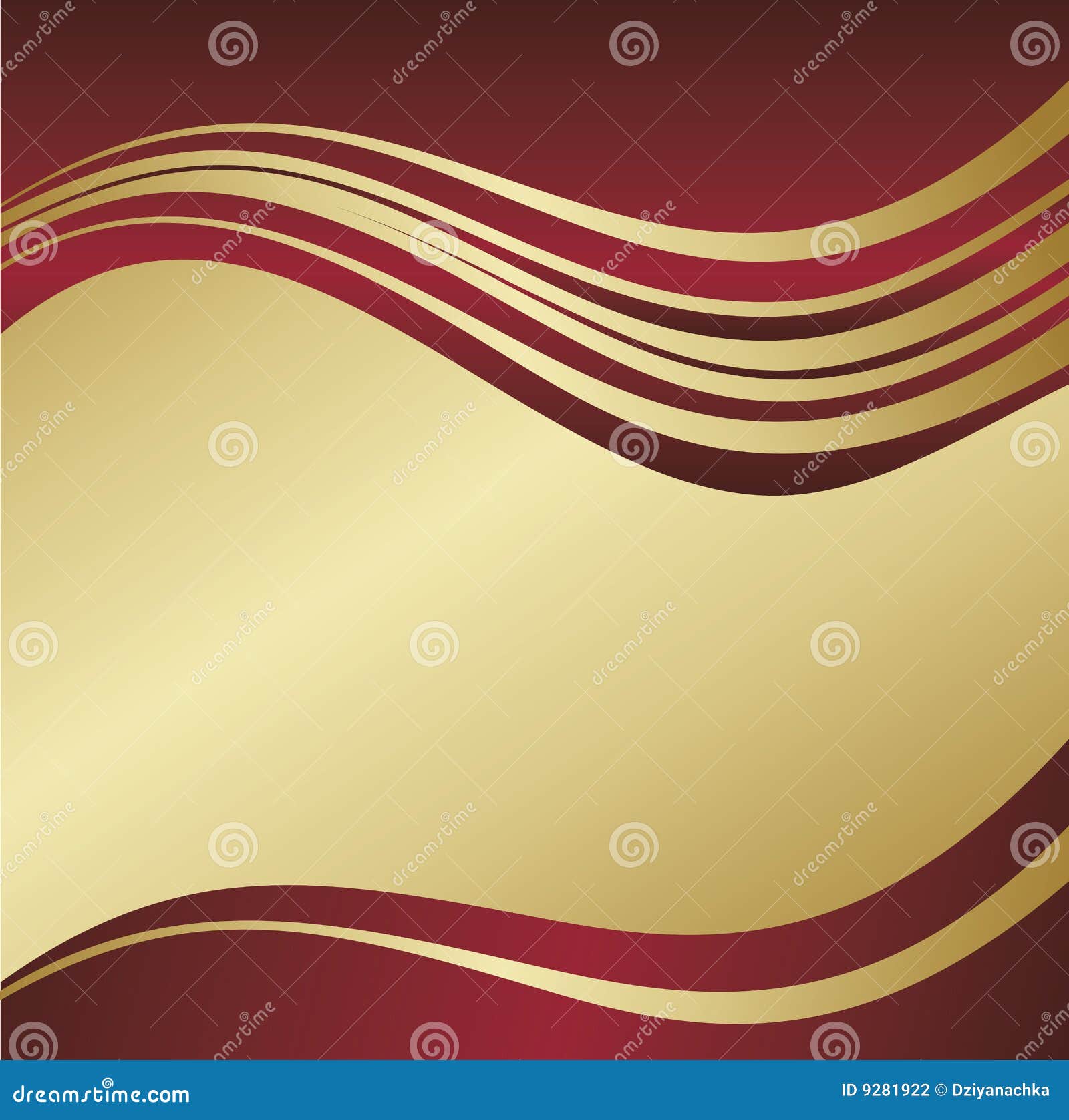Golden card for text stock vector. Illustration of design - 9281922