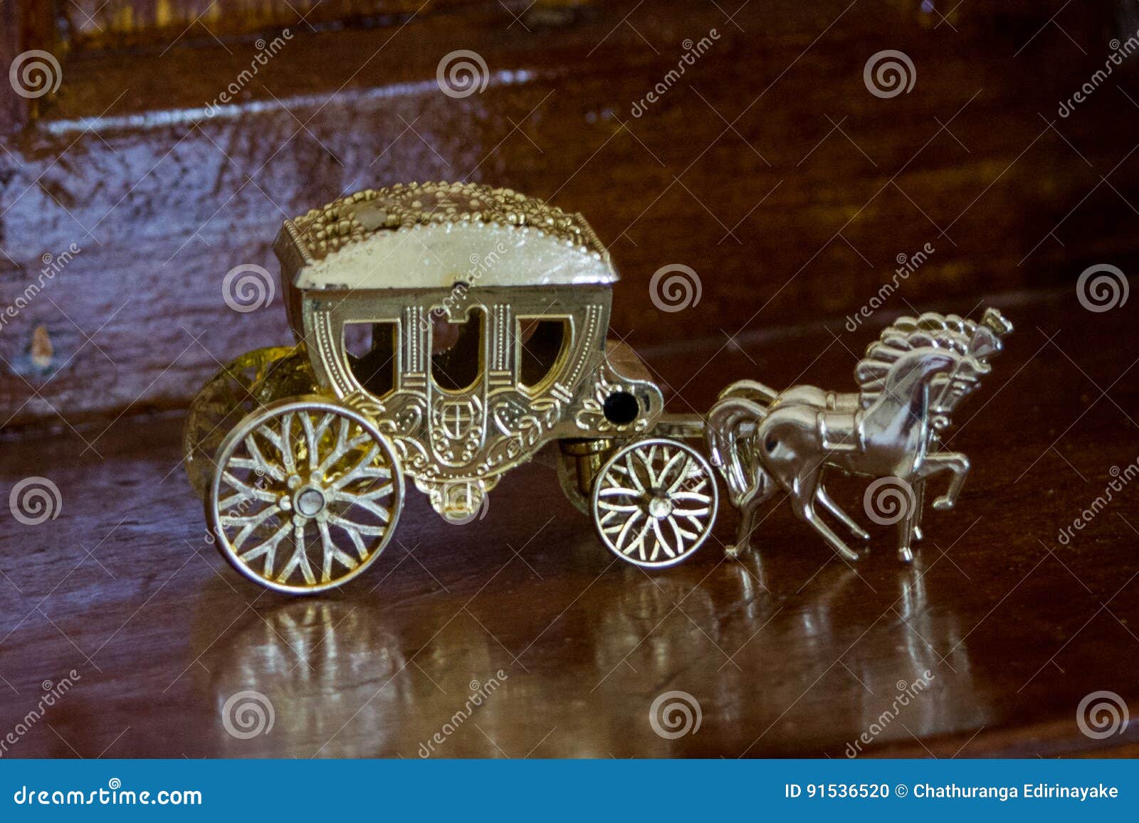Golden cart stock photo. Image of product, royalty, carriage - 91536520