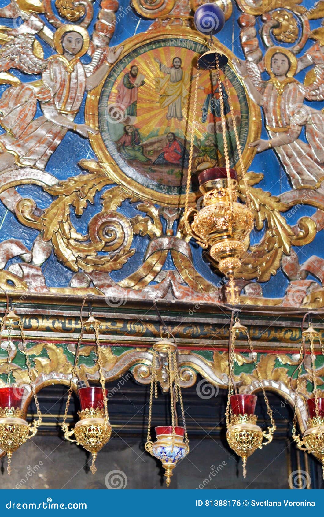 The Golden Censer in the Church Stock Photo - Image of detail, golden ...