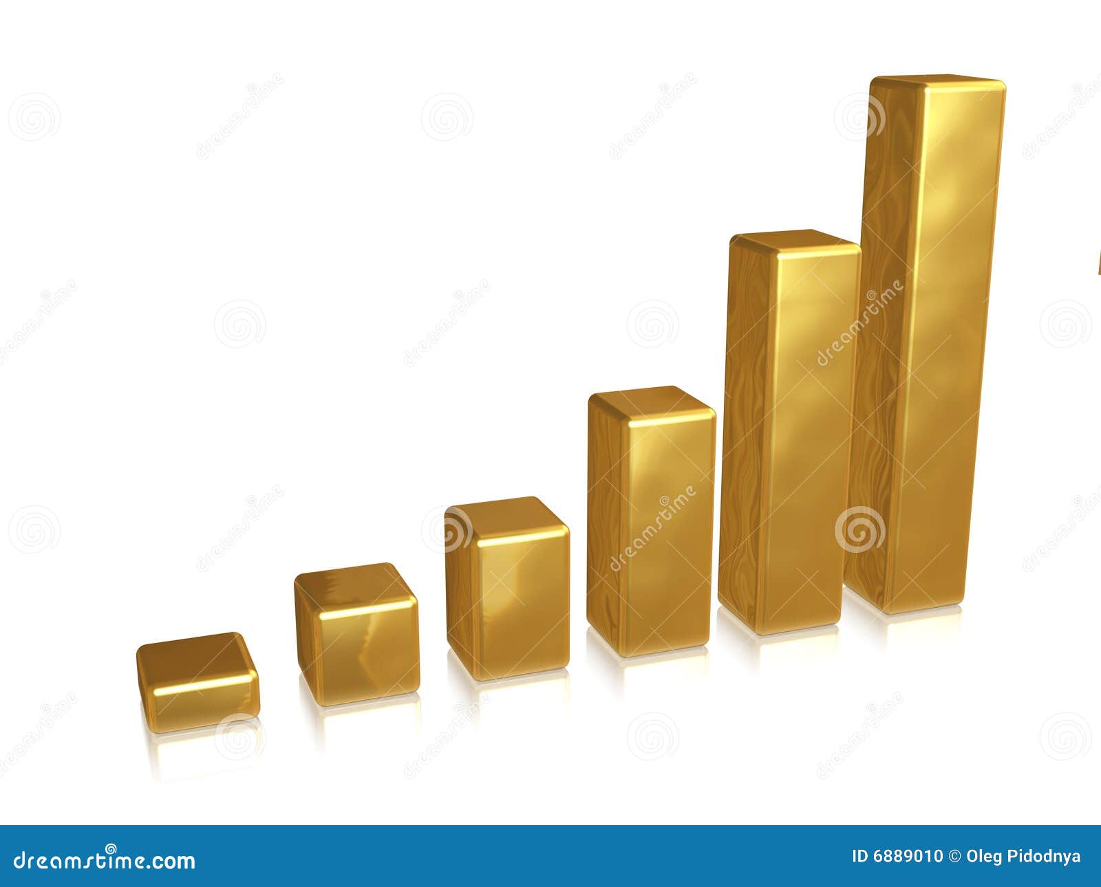 Golden chart stock illustration. Illustration of graph - 6889010