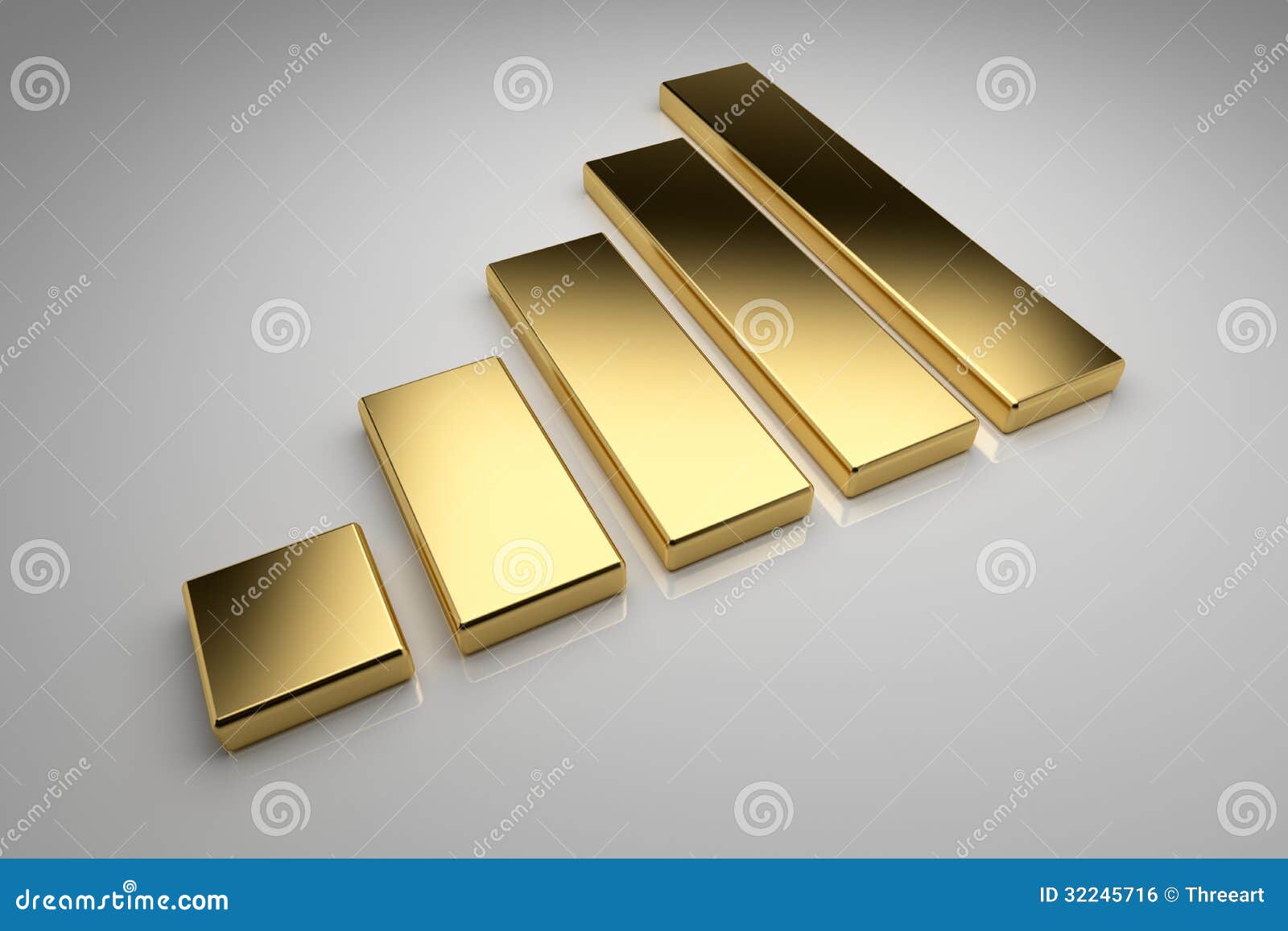 Golden Chart stock illustration. Illustration of gold - 32245716