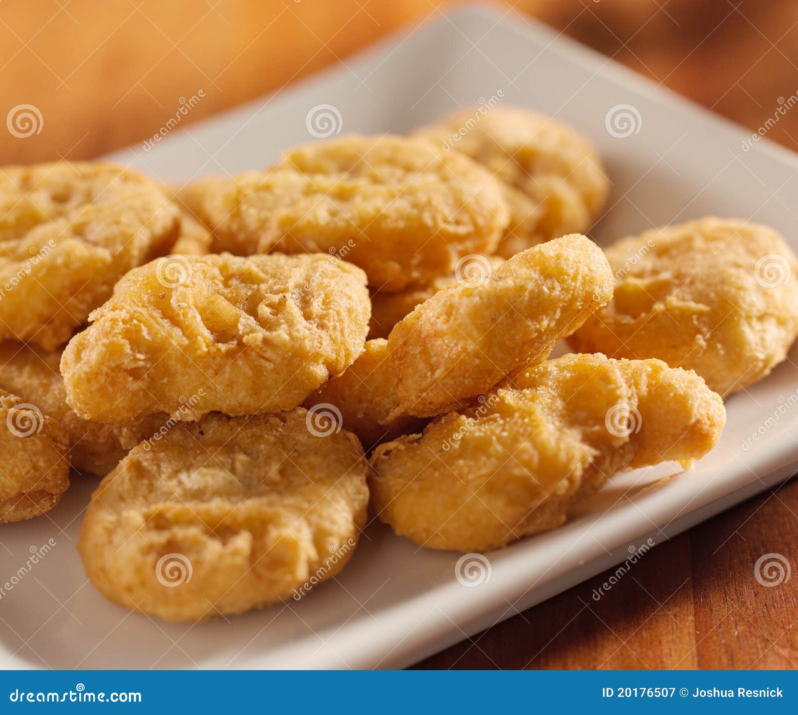 Golden Chicken Nuggets Closeup Stock Image - Image of still, meat: 20176507