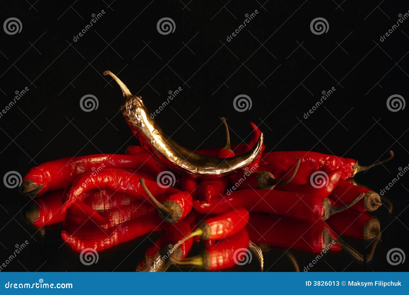 Golden chilli stock image. Image of concept, kitchen, color - 3826013