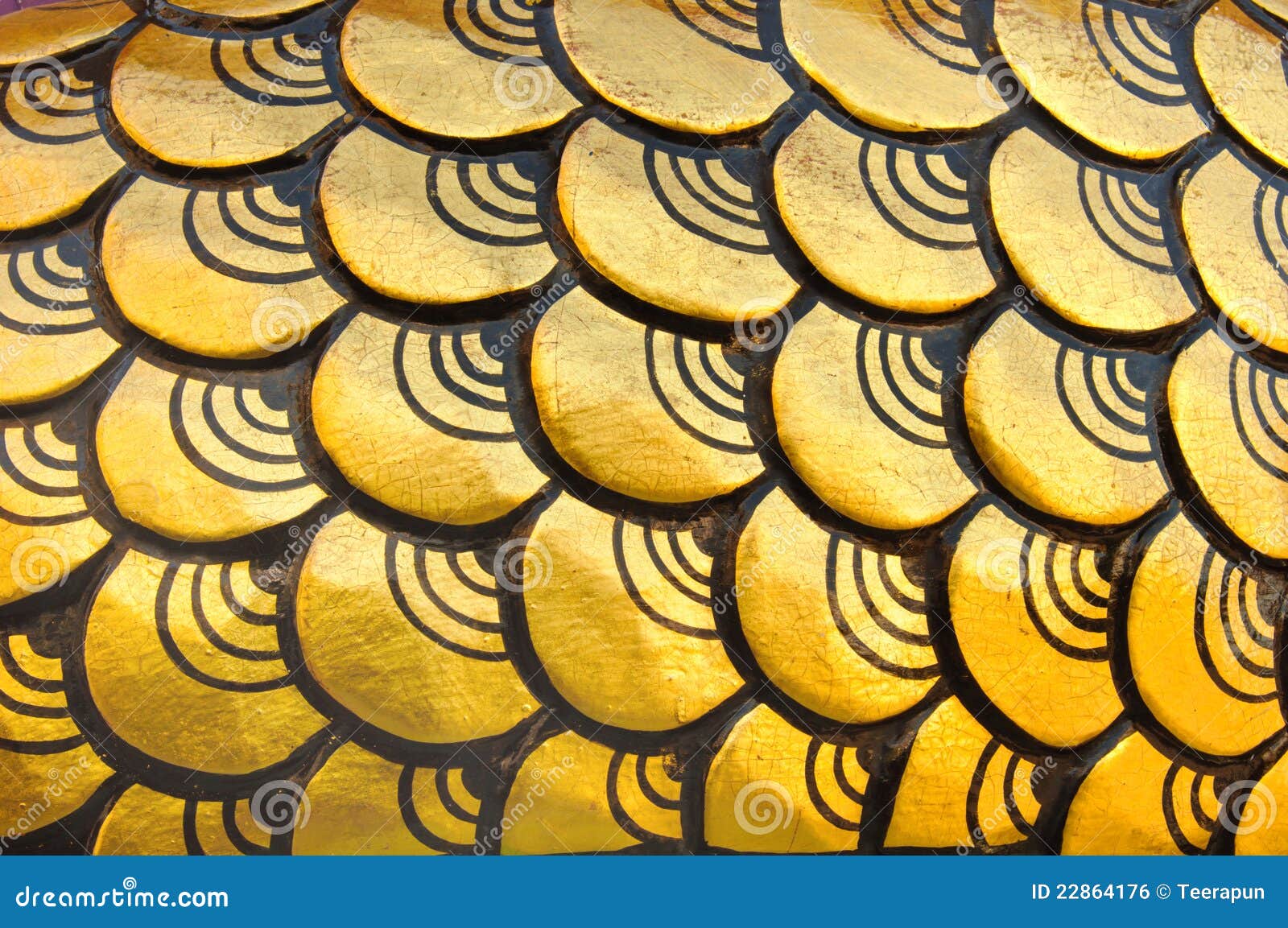 Golden Chinese Dragon Statue S Scale Stock Photo - Image of ancient ...