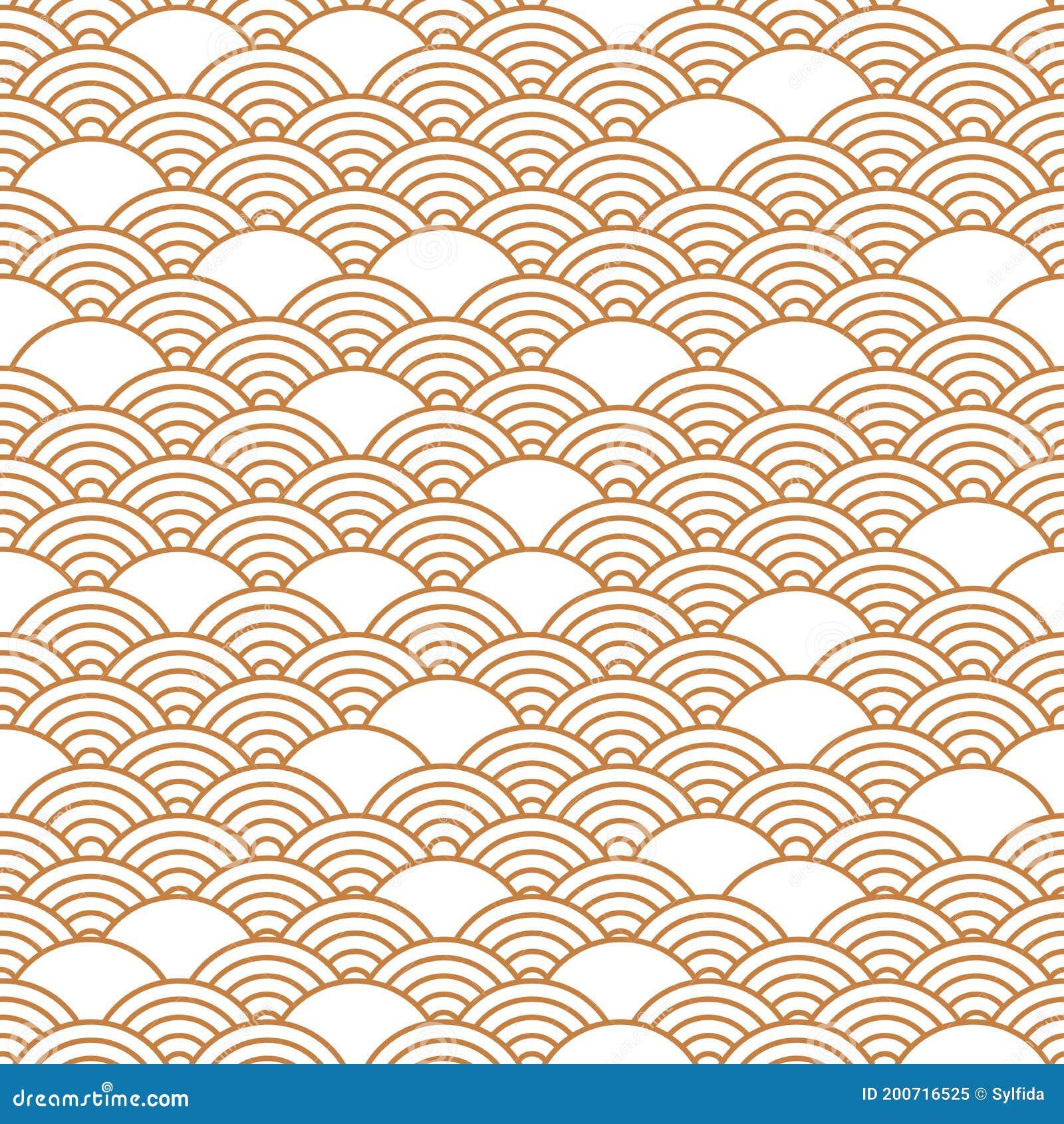 Golden Chinese Seamless Pattern, Oriental Background. Vector Stock ...