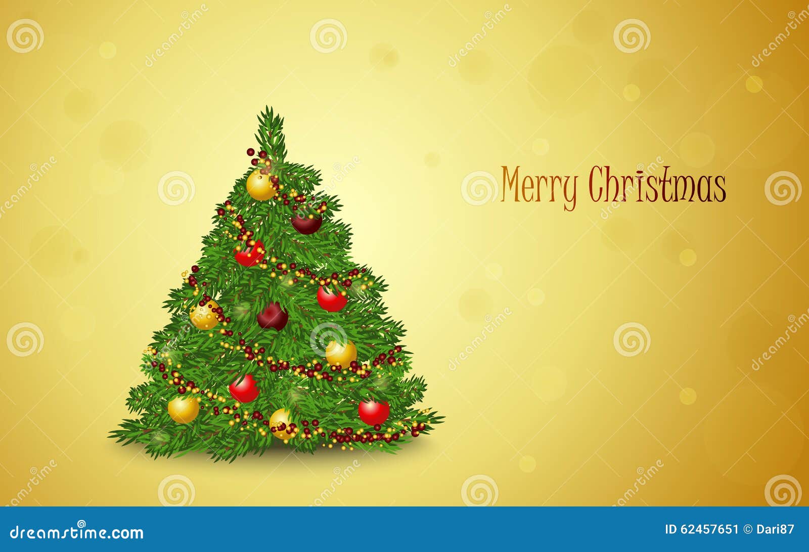 Golden Christmas card stock illustration. Illustration of christmas ...