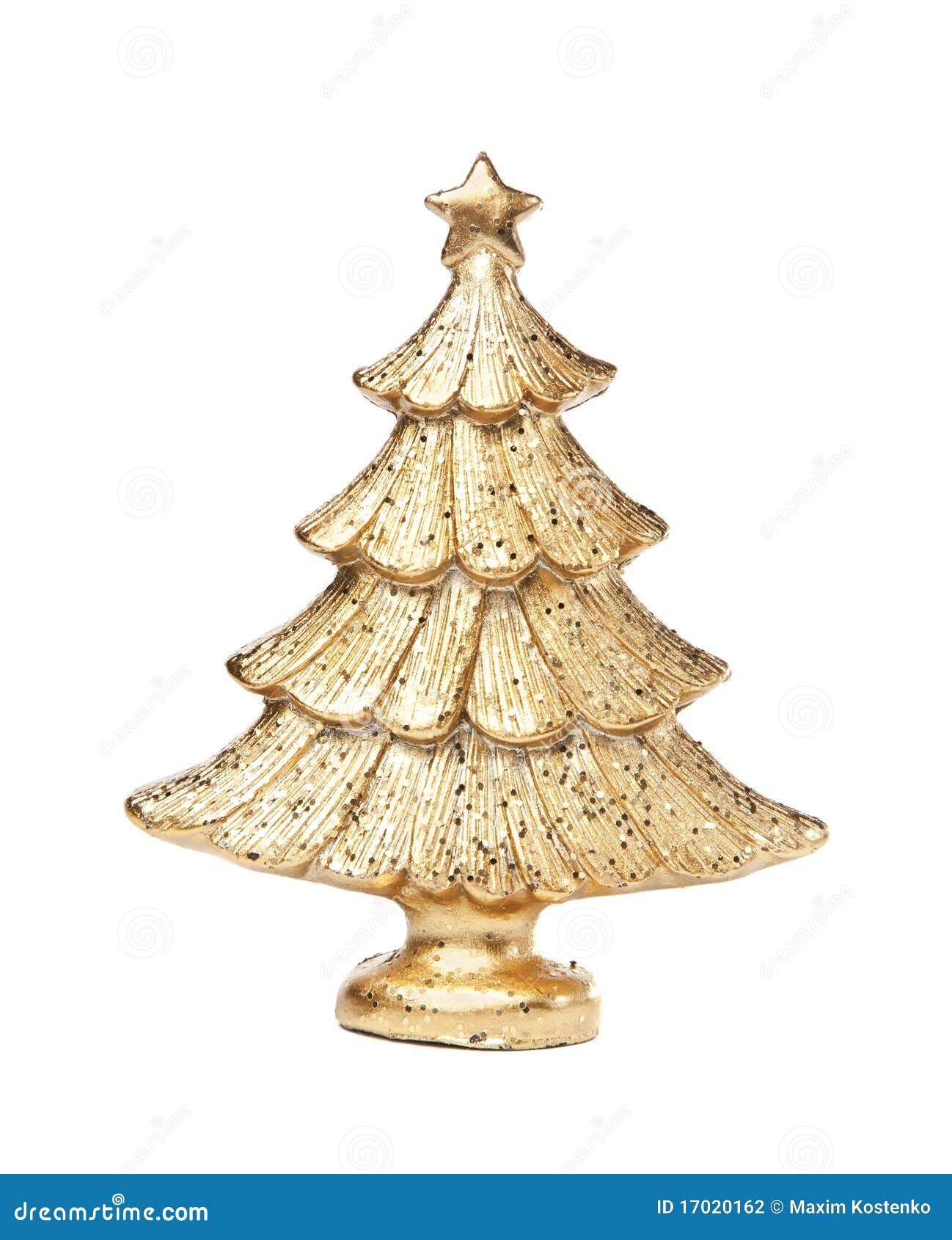 Golden christmas-tree stock photo. Image of bright, design - 17020162