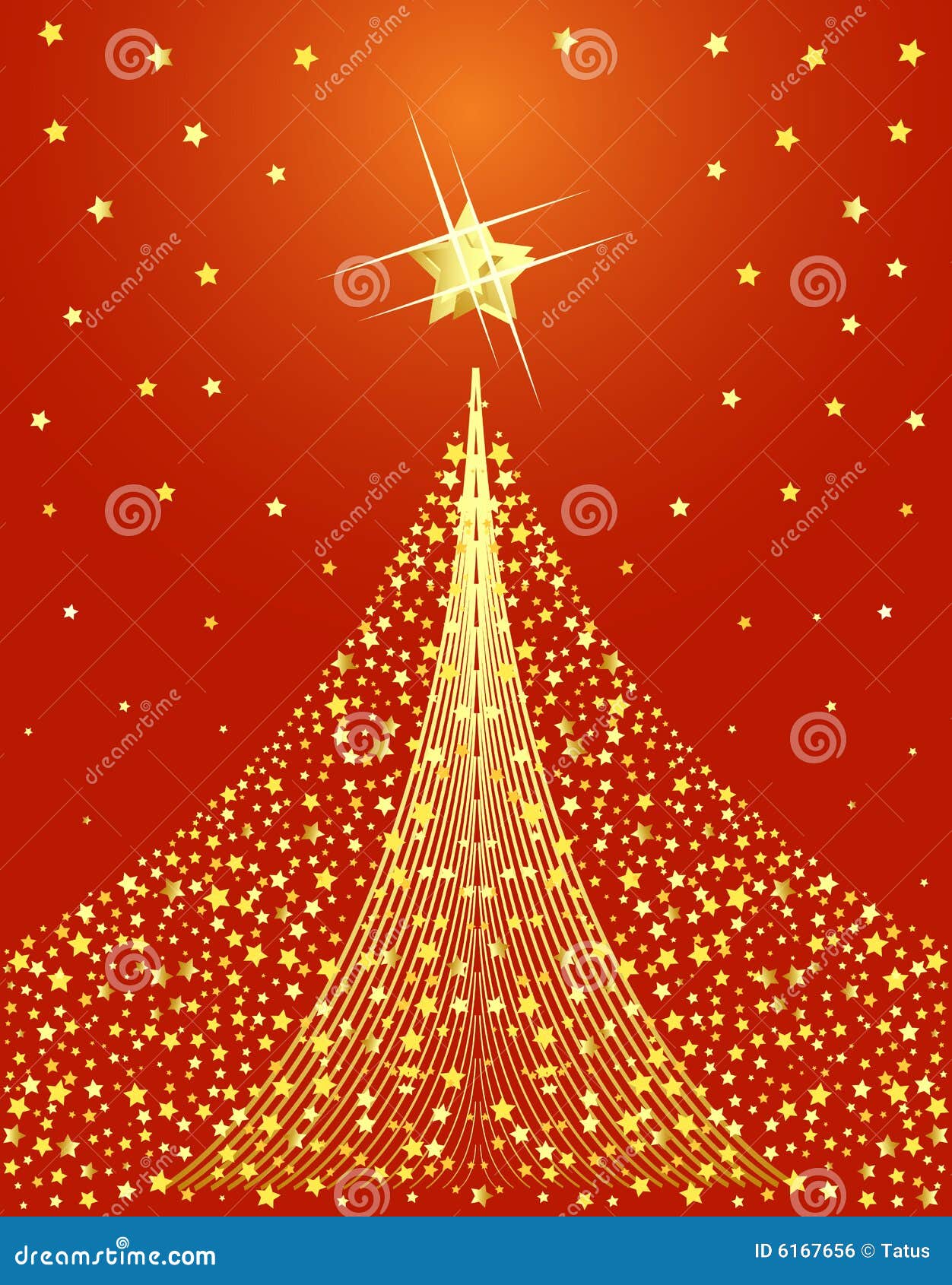 Golden Christmas Tree Design Stock Vector - Illustration of nature ...