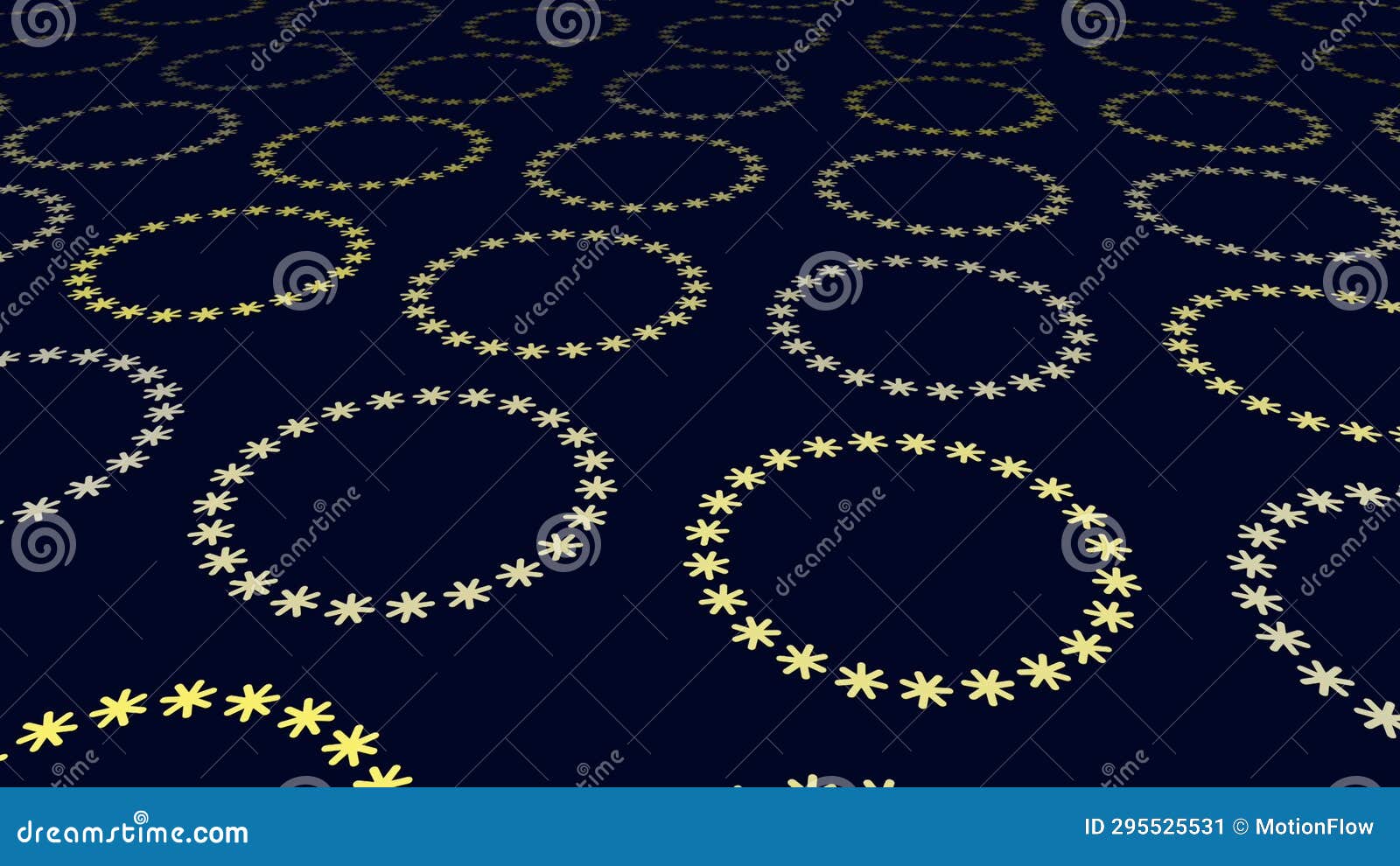 Golden Circle Pattern on Dark Background Stock Video - Video of shiny ...