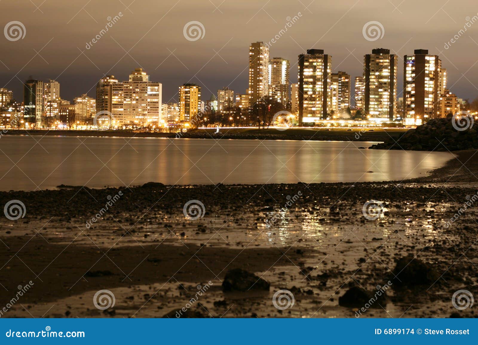 Golden City stock photo. Image of travel, reflection, ocean - 6899174
