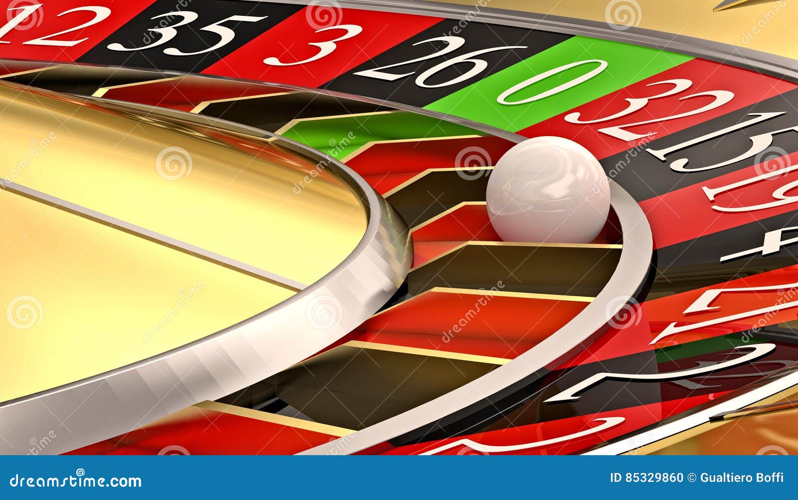 Golden classic roulette stock illustration. Illustration of roulette ...