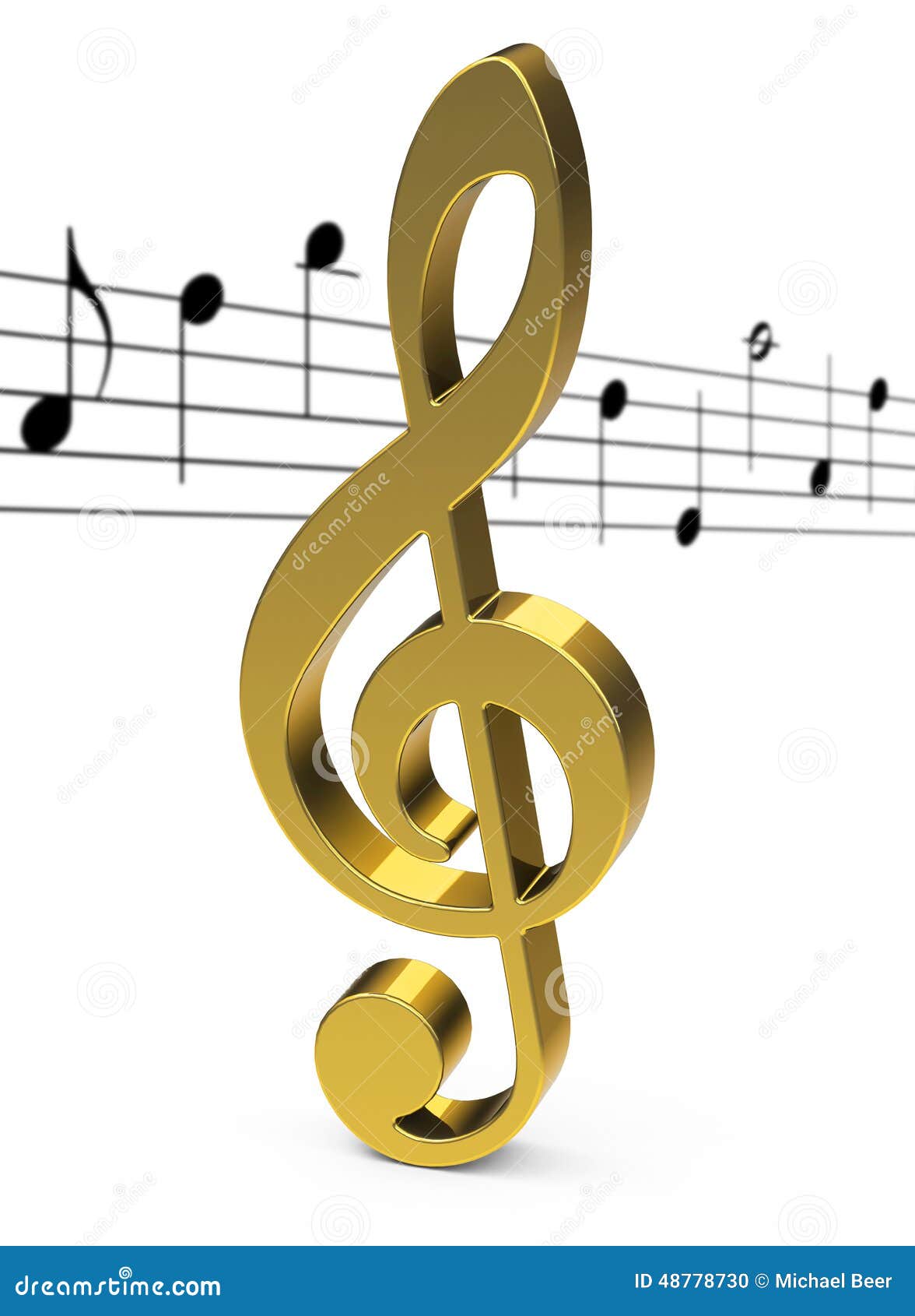 The golden clef stock illustration. Illustration of festival - 48778730