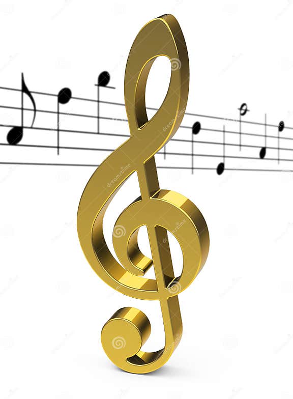 The golden clef stock illustration. Illustration of festival - 48778730
