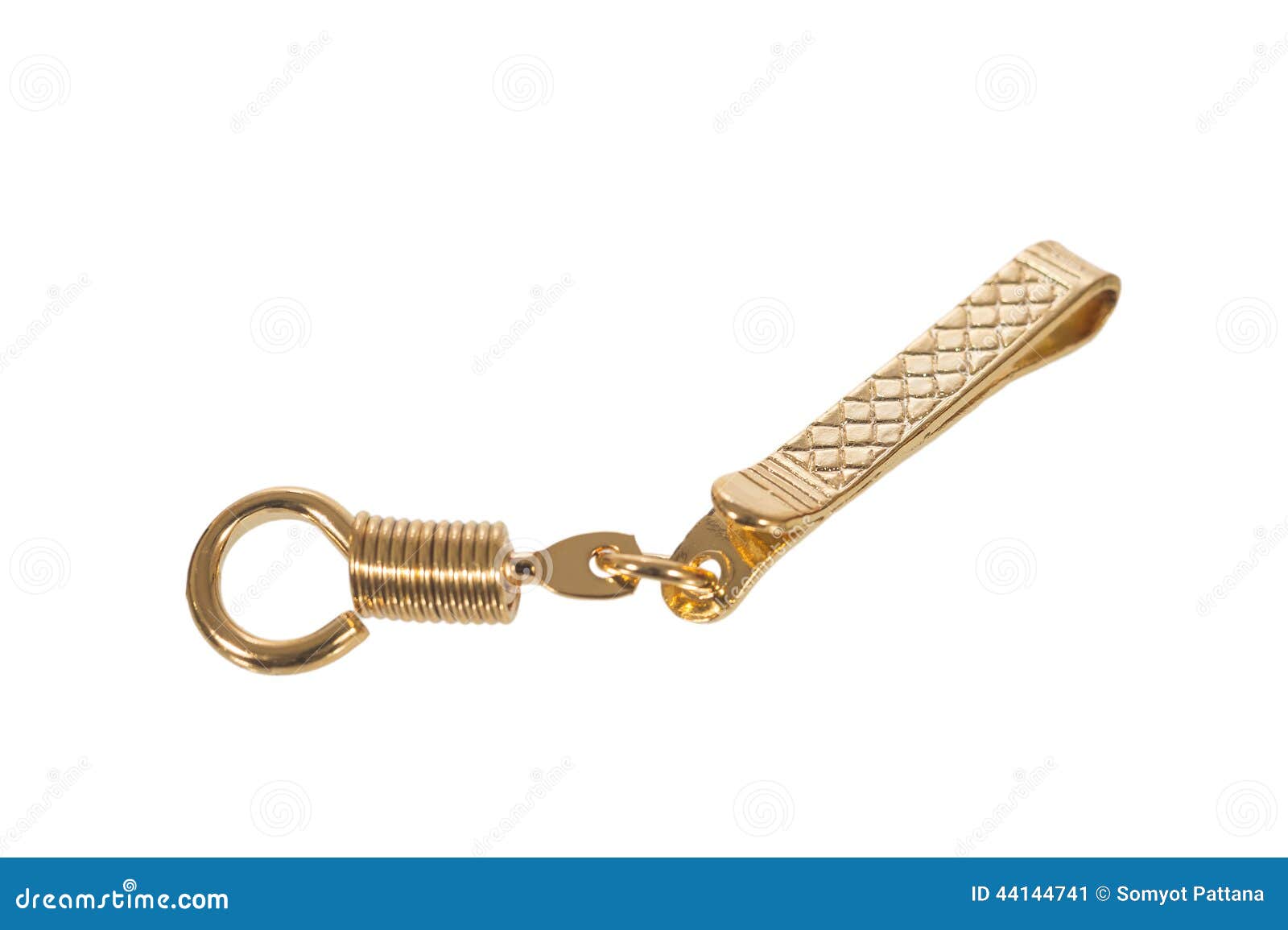 Golden clip stock image. Image of precious, studio, gift - 44144741