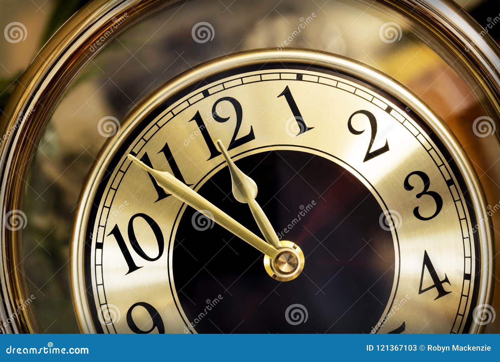 Five Minutes Before Eleven O`clock Stock Image | CartoonDealer.com ...