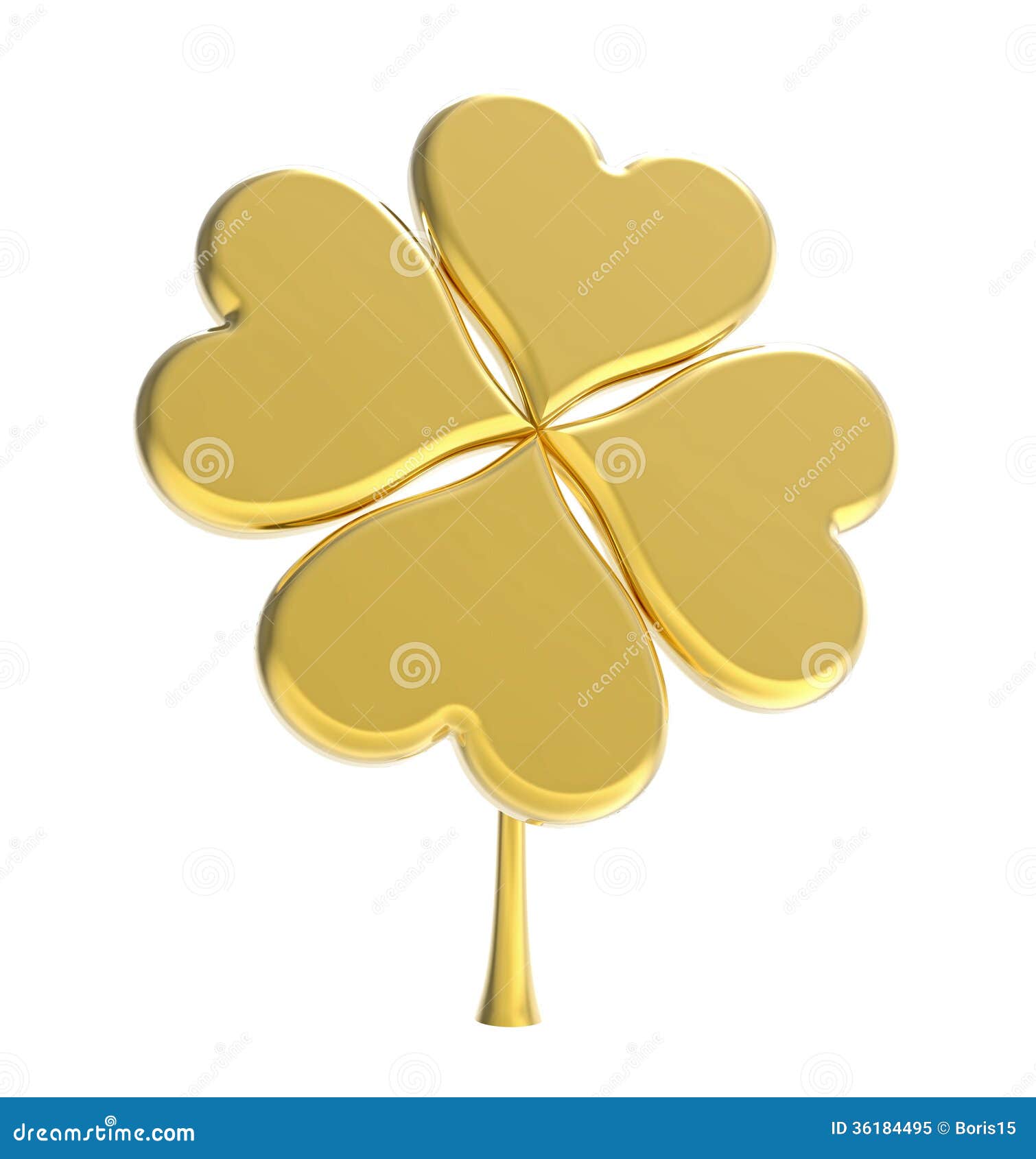 Golden clover stock illustration. Illustration of patrick - 36184495