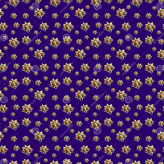 Golden Cockades Seamless Pattern Stock Illustration - Illustration of ...