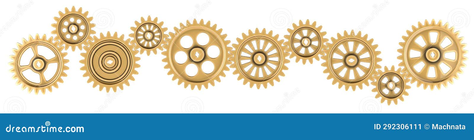 3D Rendering - FEA Cogs Assembly Stock Illustration | CartoonDealer.com ...